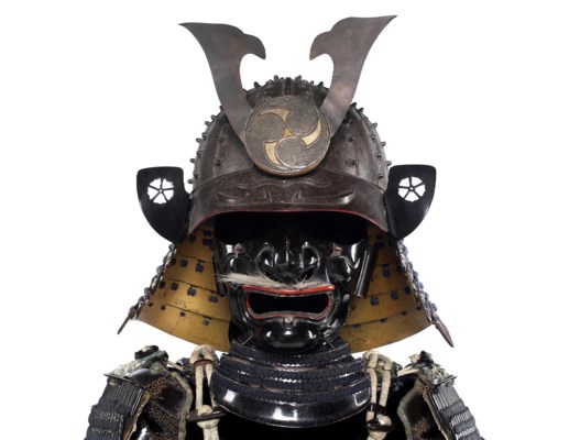 A MOGAMI-DO GUSOKU [SUIT OF ARMOUR WITH FIVE-PLATE CHEST], EDO PERIOD ...