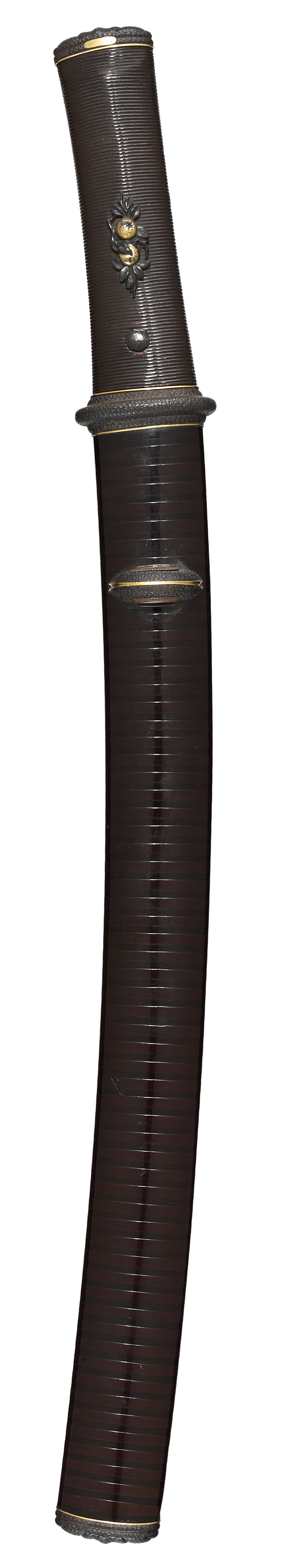 A HIRA-ZUKURI TANTO, MUROMACHI PERIOD (16TH CENTURY); KOSHIRAE EDO ...