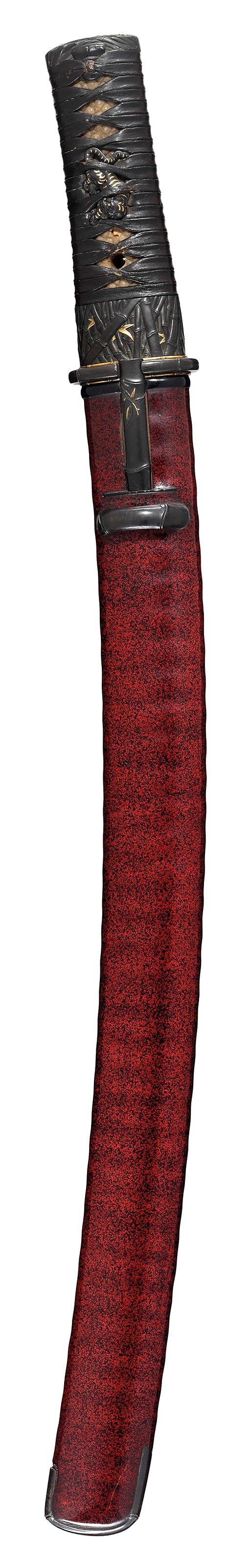 A HIRA-ZUKURI WAKIZASHI IN KOSHIRAE, MUROMACHI PERIOD (16TH CENTURY ...