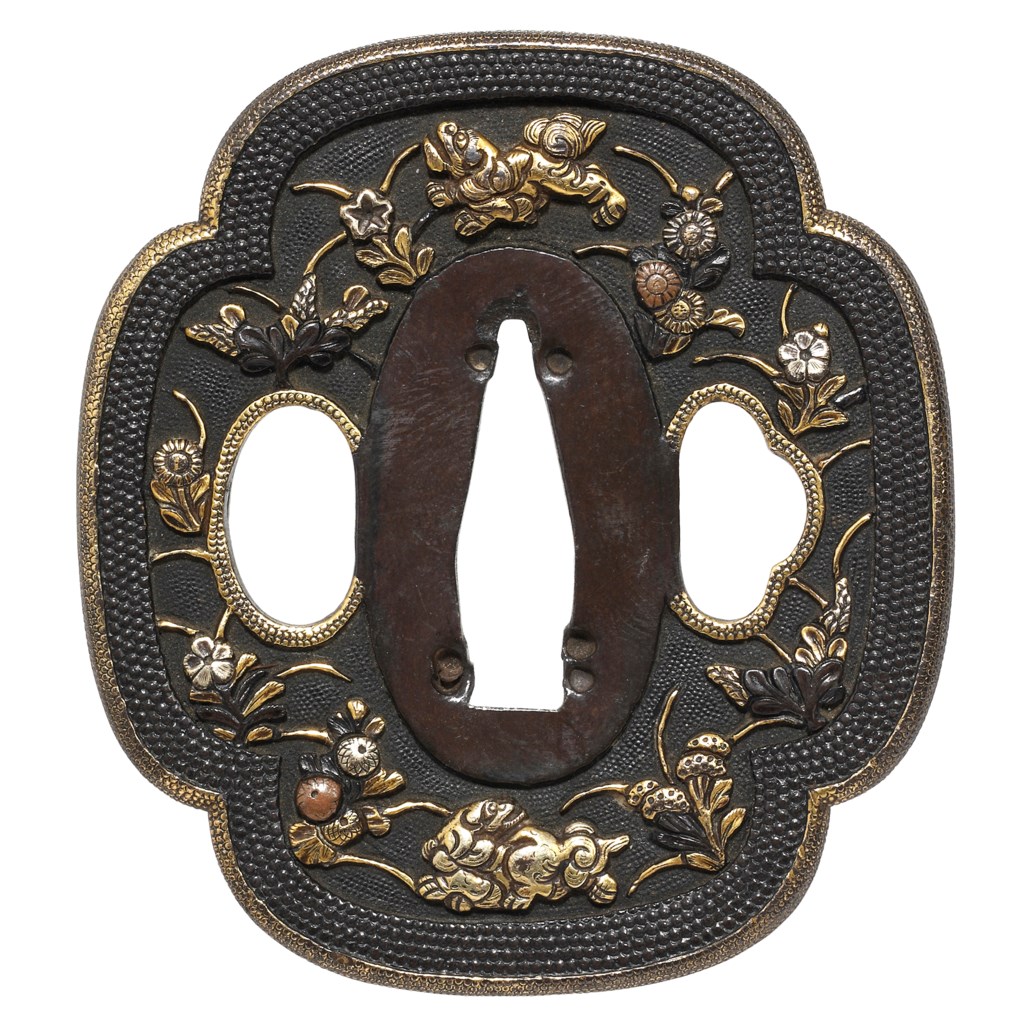 A SMALL MOKKO-GATA SHAKUDO TSUBA, EDO PERIOD (17TH CENTURY) | Christie’s
