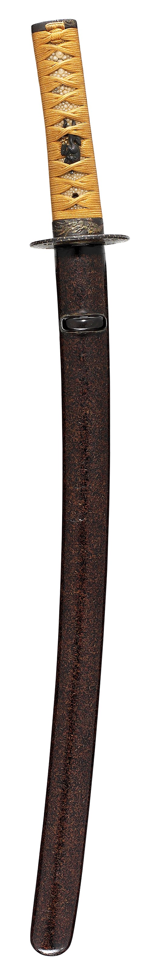 A YAMASHIRO WAKIZASHI, WITH SIGNATURE OMI (NO) KAMI MINAMOTO HISAMICHI ...
