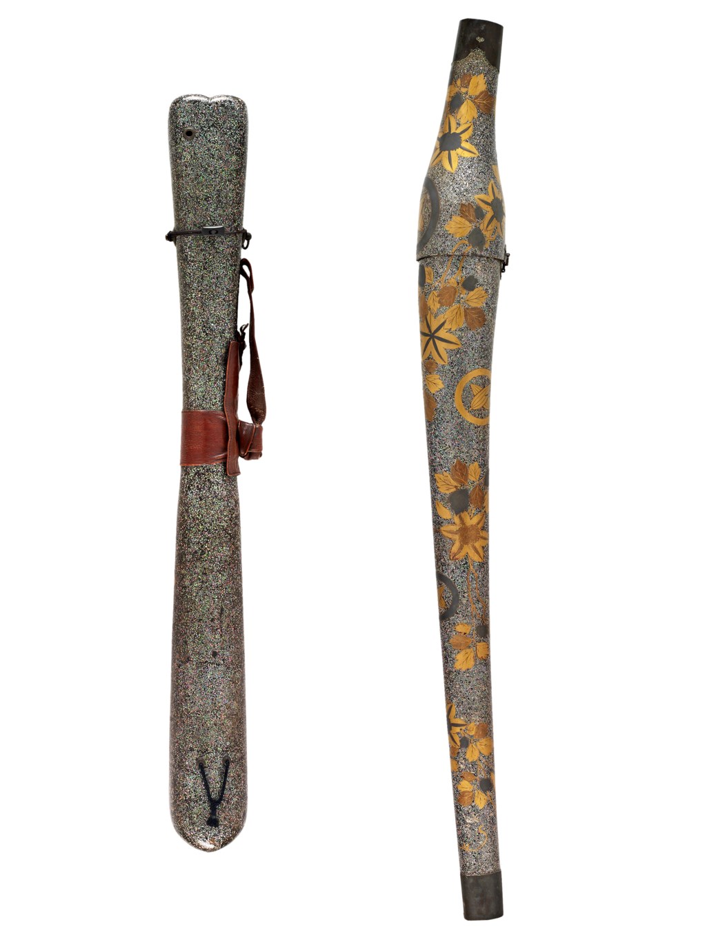 A KATANA-ZUTSU [CARRYING CASE] AND QUIVER, EDO PERIOD (17TH - 18TH ...