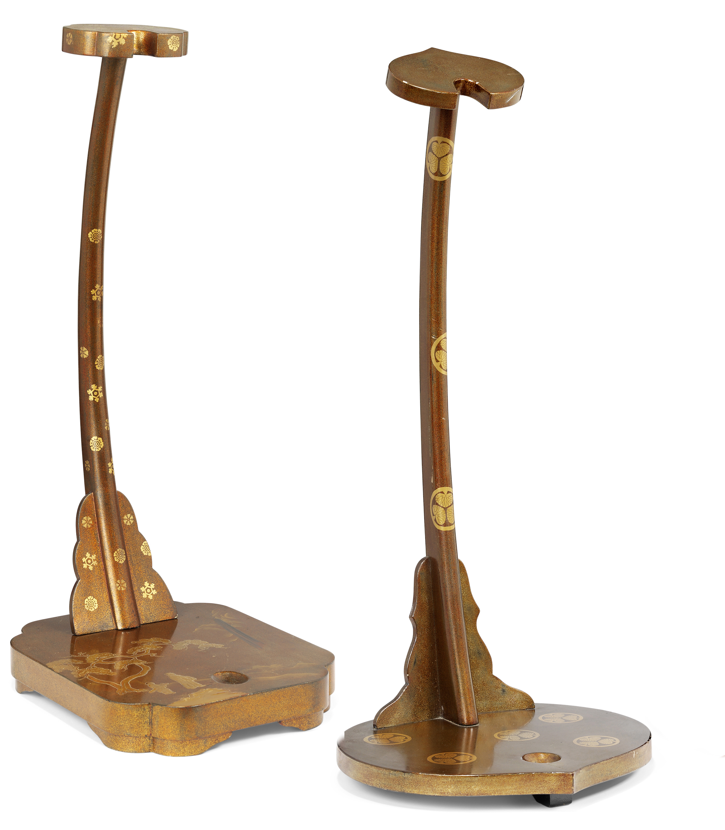 TWO TACHI-KAKE [SWORD STANDS], EDO-MEIJI PERIOD (19TH CENTURY) | Christie’s
