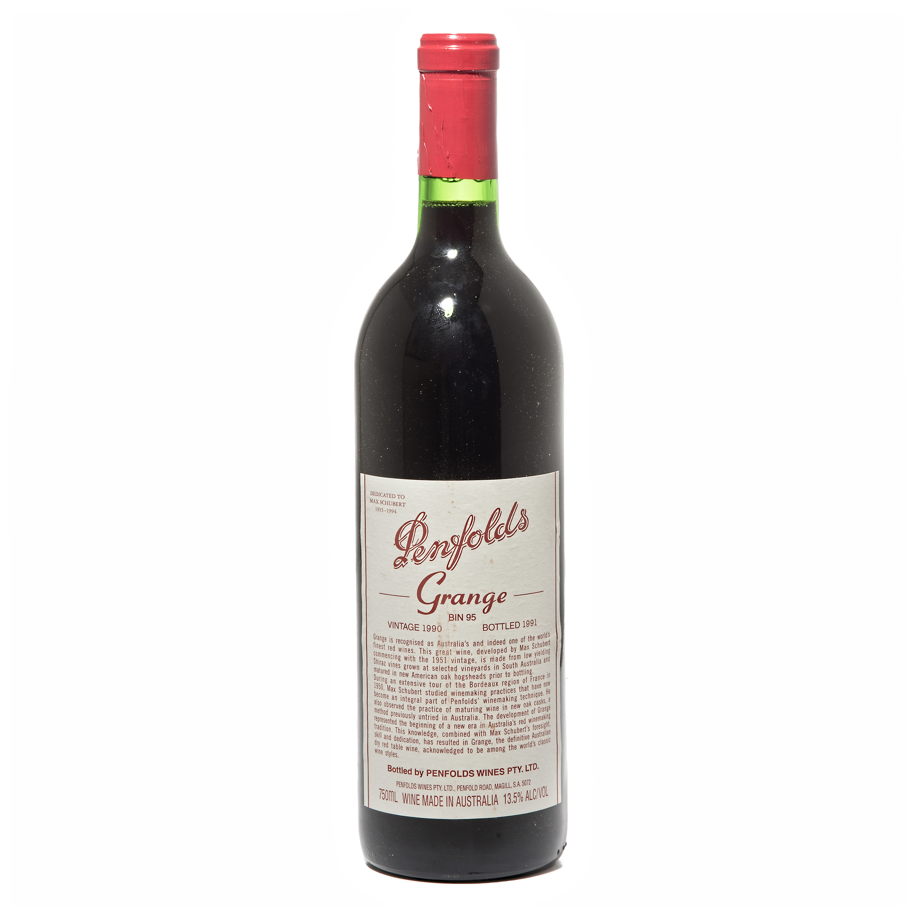 Penfolds Grange Bin 95 1990, South Australia | Christie’s