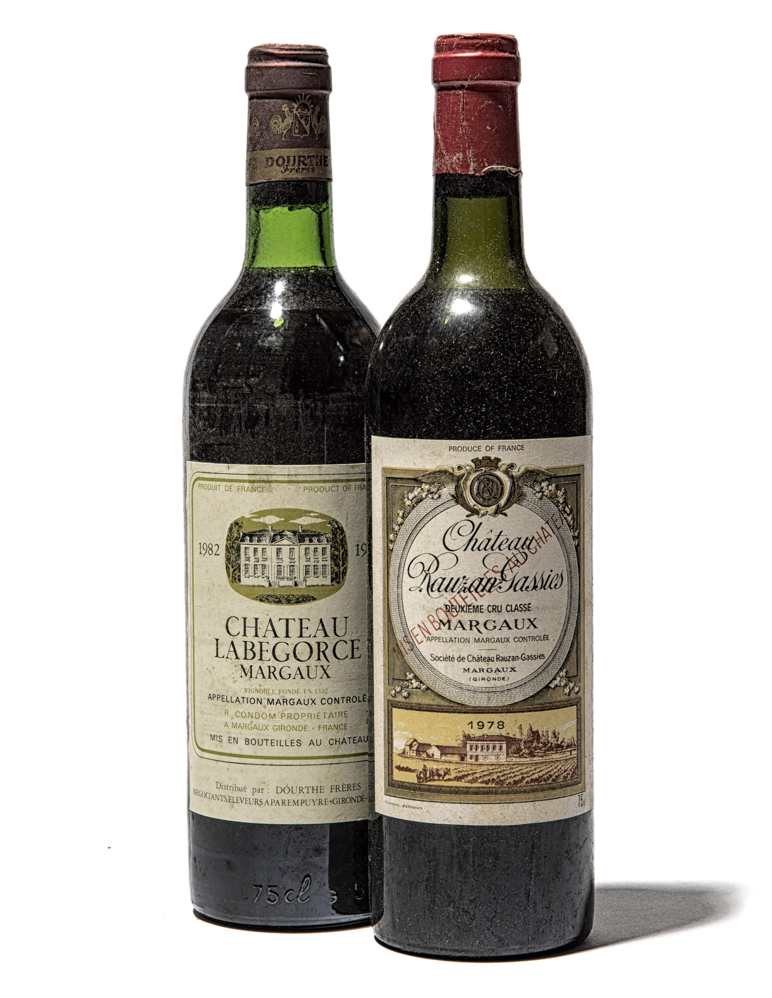 Château Rauzan-Gassies 1978 and Château Labegorce 1982, Margaux ...
