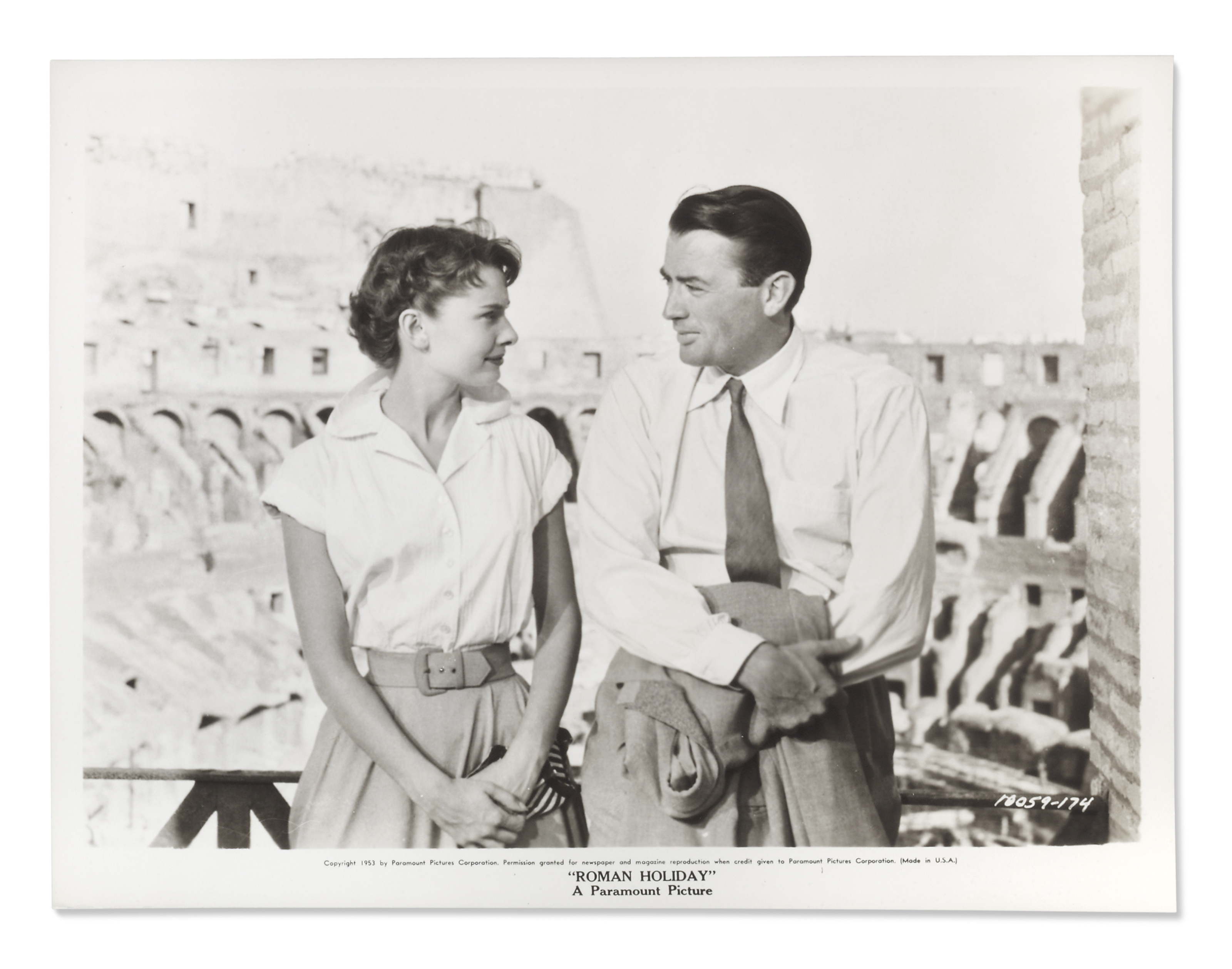 ROMAN HOLIDAY, 1953 , Audrey Hepburn and others for the 1953 Paramount ...