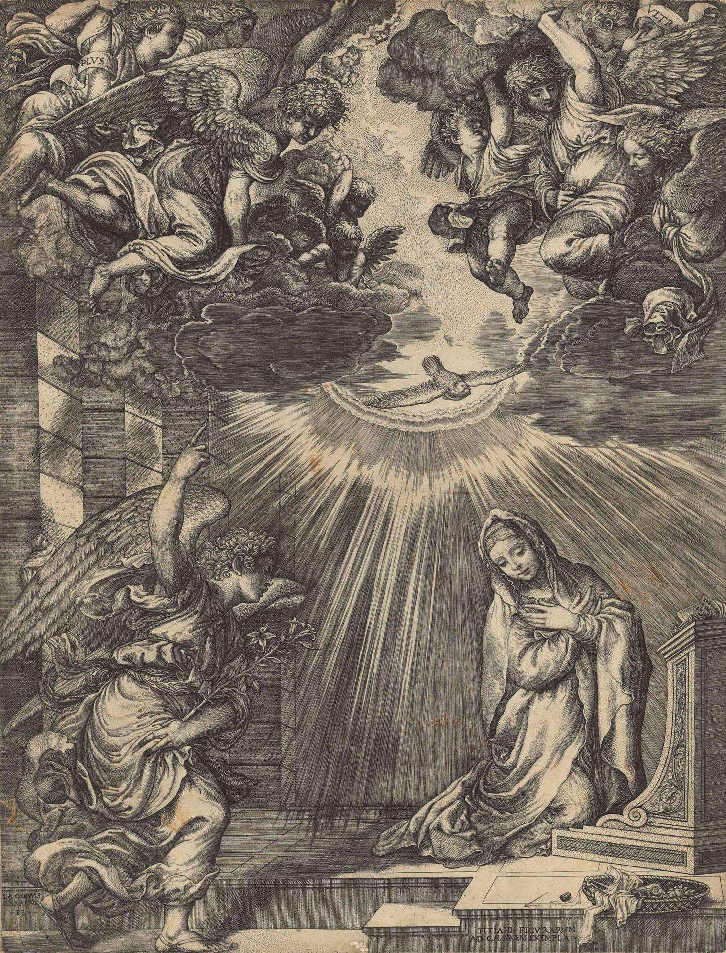 GIOVANNI JACOPO CARAGLIO (CIRCA 1500/05-1565) AFTER TITIAN (CIRCA 1488 ...