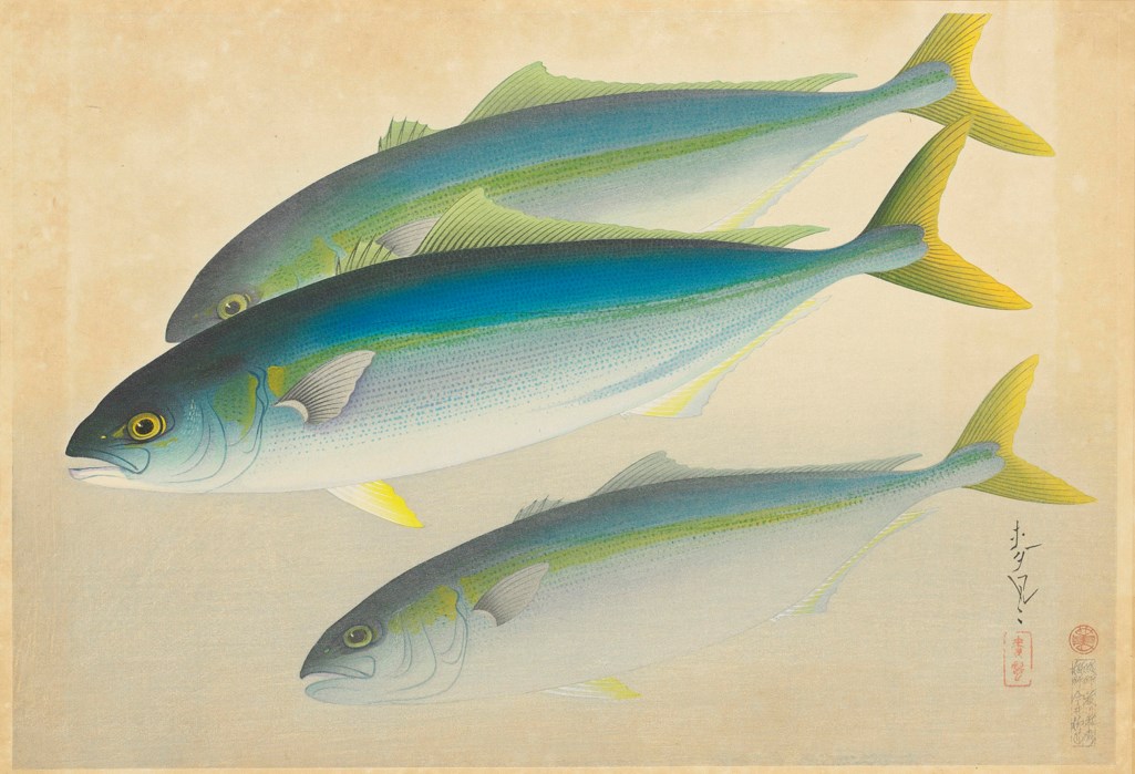 ONO BAKUFU (1888 - 1976), The Complete Set: Great Japanese Fish Picture ...