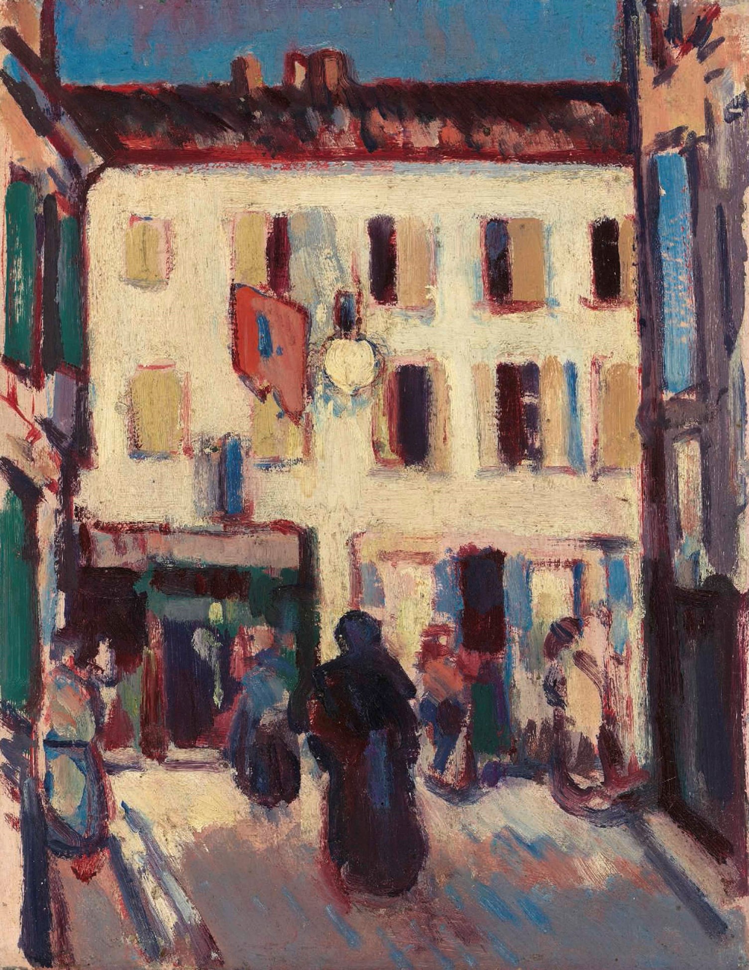 John Duncan Fergusson (1874-1961), Street in Cassis, France | Christie's