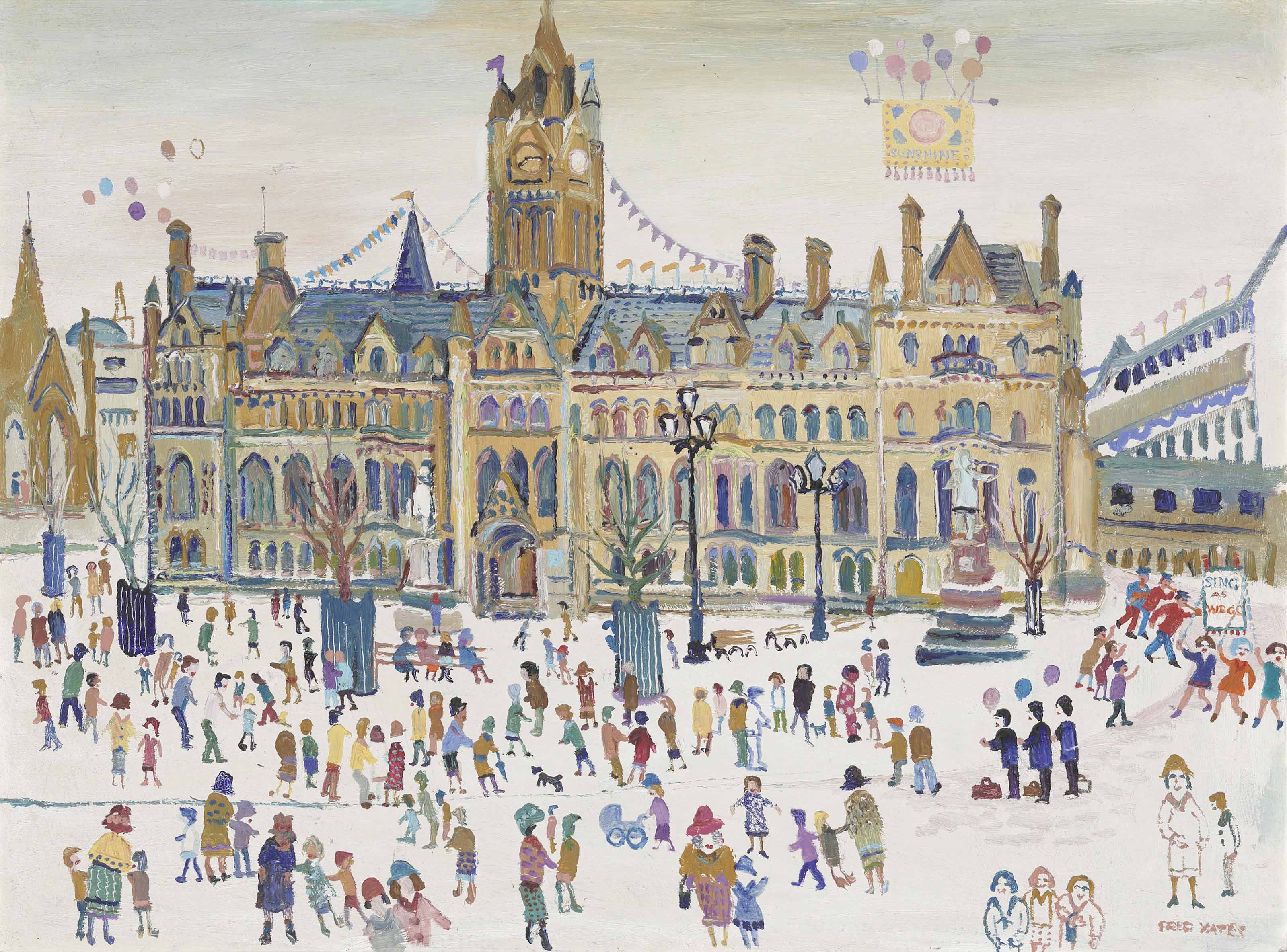 FRED YATES (1922-2008), Manchester Square | Christie’s