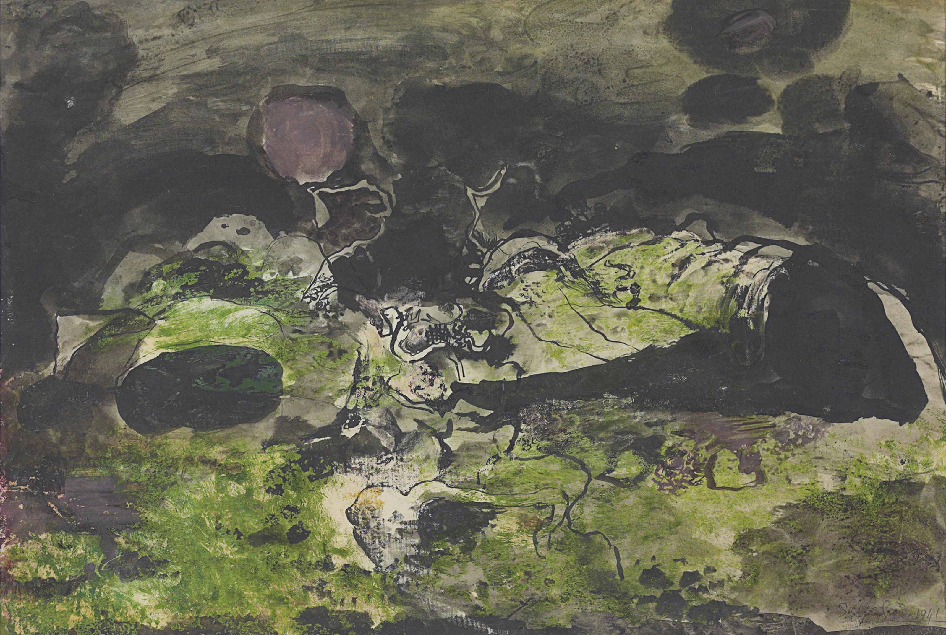 GRAHAM SUTHERLAND, O.M. (1903-1980), Gorse on Hills | Christie’s