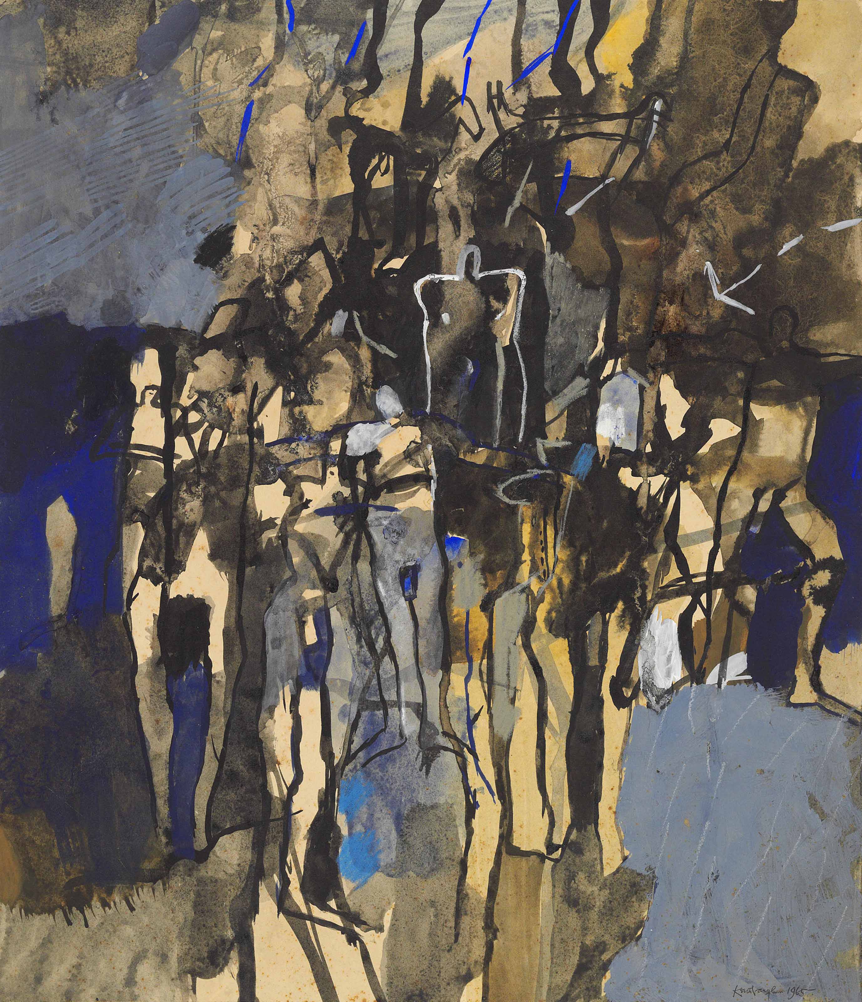 KEITH VAUGHAN (1912-1977), Worship of the Golden Calf | Christie’s