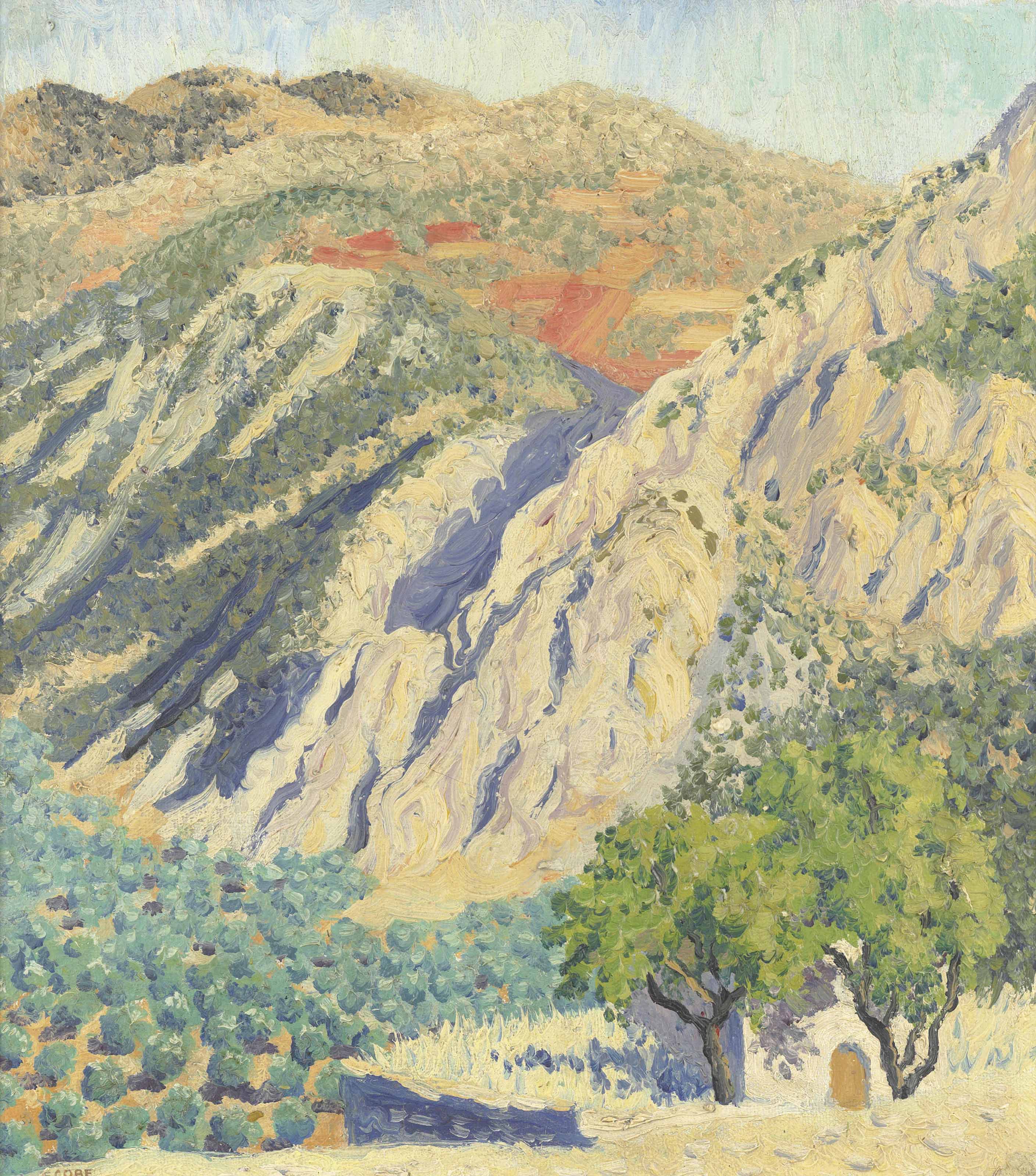 FREDERICK GORE, R.A. (1913-2009), The olive grove | Christie’s