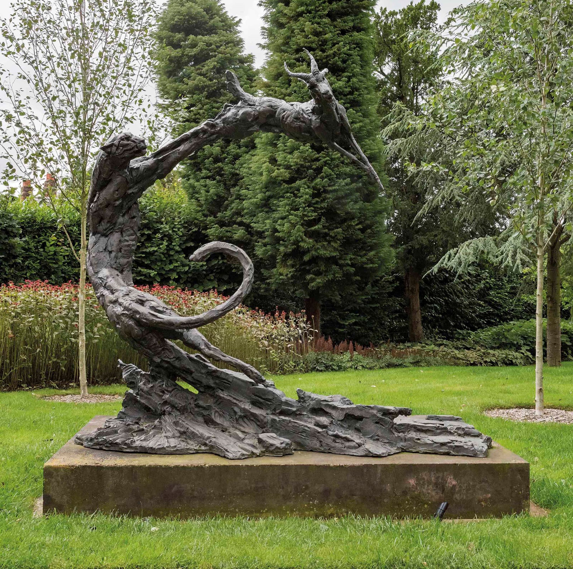 DYLAN LEWIS, (B.1964), CHEETAH CHASING BUCK, LIFE-SIZE | Christie's