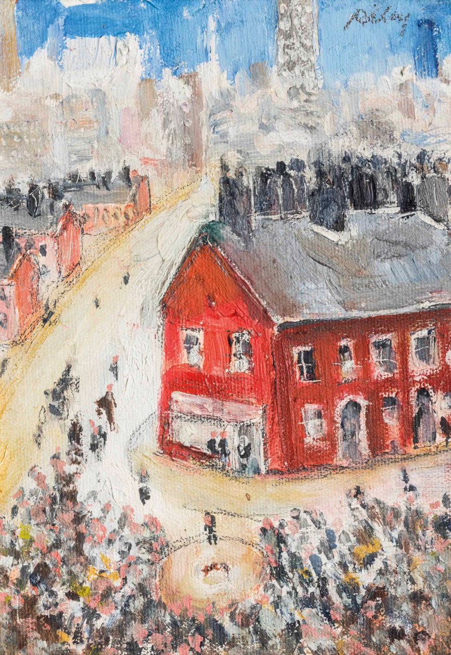 Harold Riley (b. 1934), The Dog Fight | Christie's