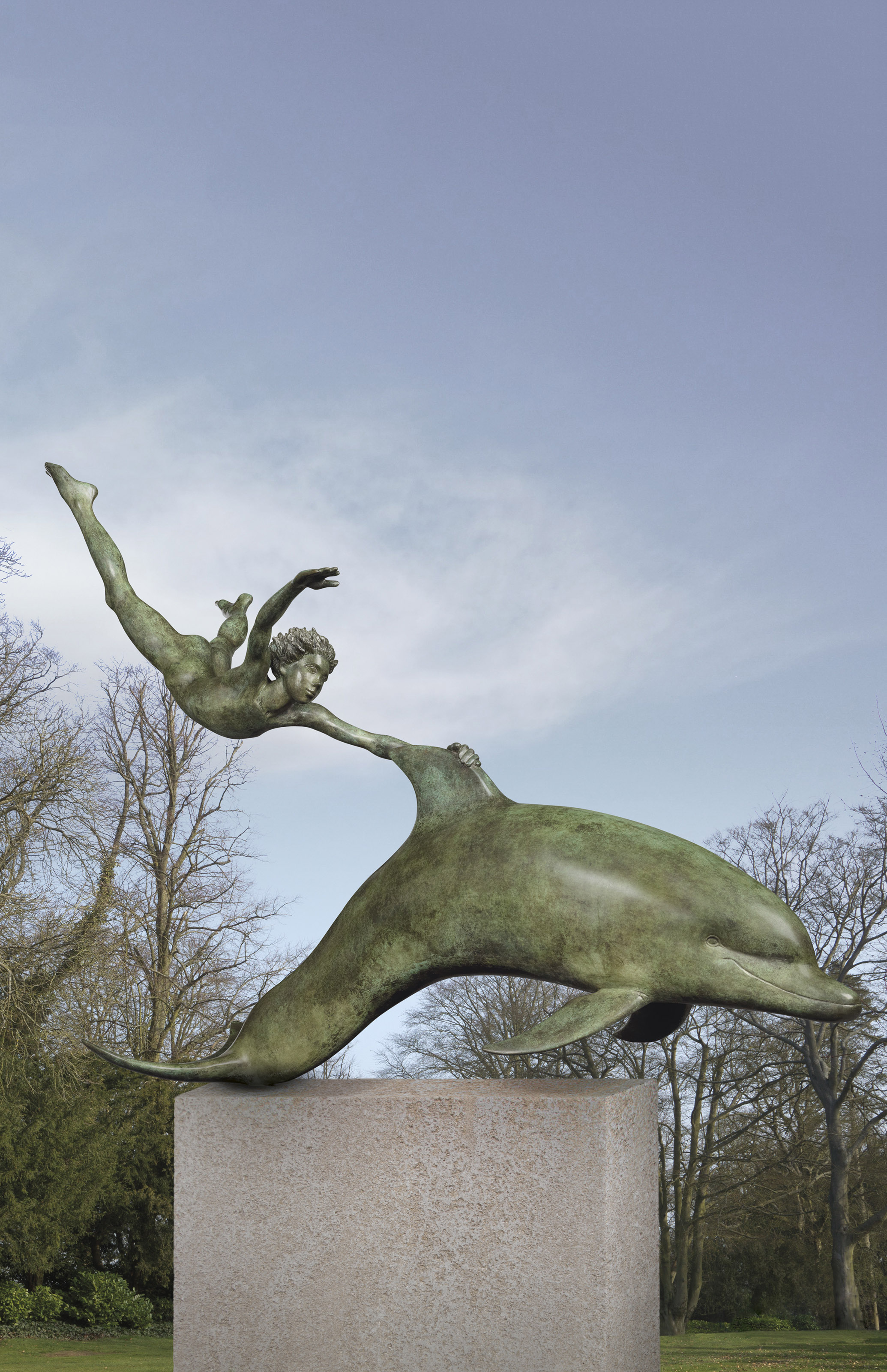 David Wynne (1926-2014) , Boy with a Dolphin | Christie's