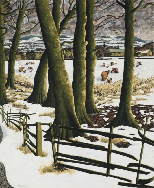 Simon Palmer (b. 1956), Harvesting Snow | Christie's