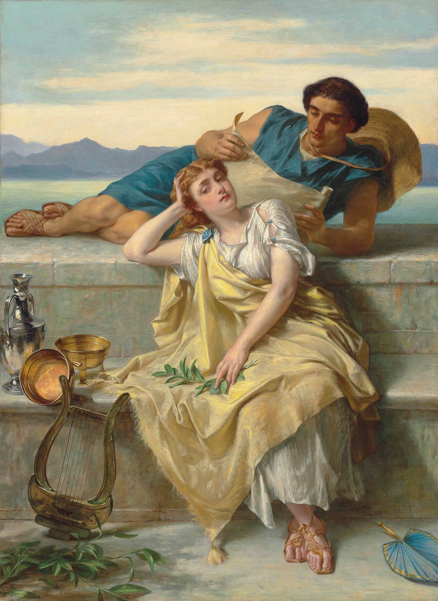 Alfred W. Elmore (1815-1881), A Greek Ode | Christie's