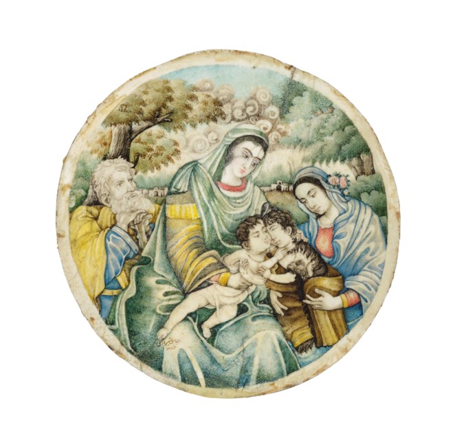 THE HOLY FAMILY WITH ST. ANNE AND ST. JOHN THE BAPTIST