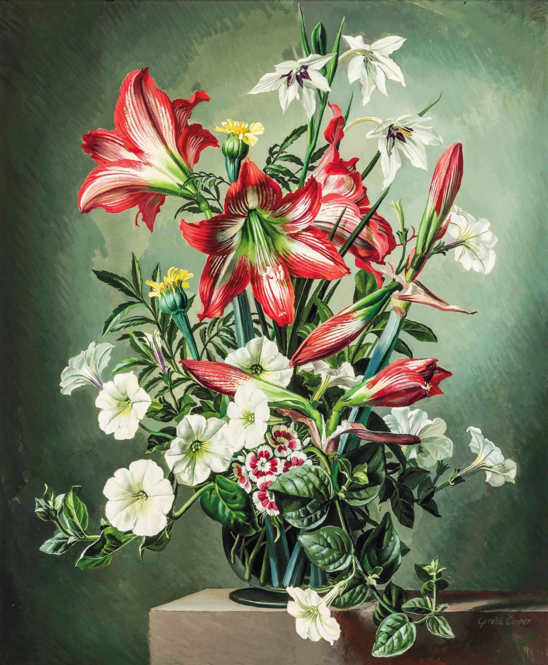 Gerald A. Cooper (British, 1898-1975), Red and White | Christie's