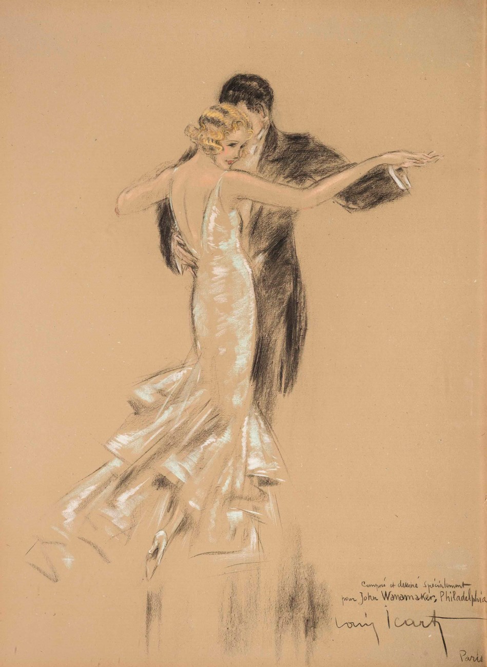 LOUIS ICART (1888-1950), 'THE TANGO' – A STUDY OF TWO DANCERS, CIRCA ...