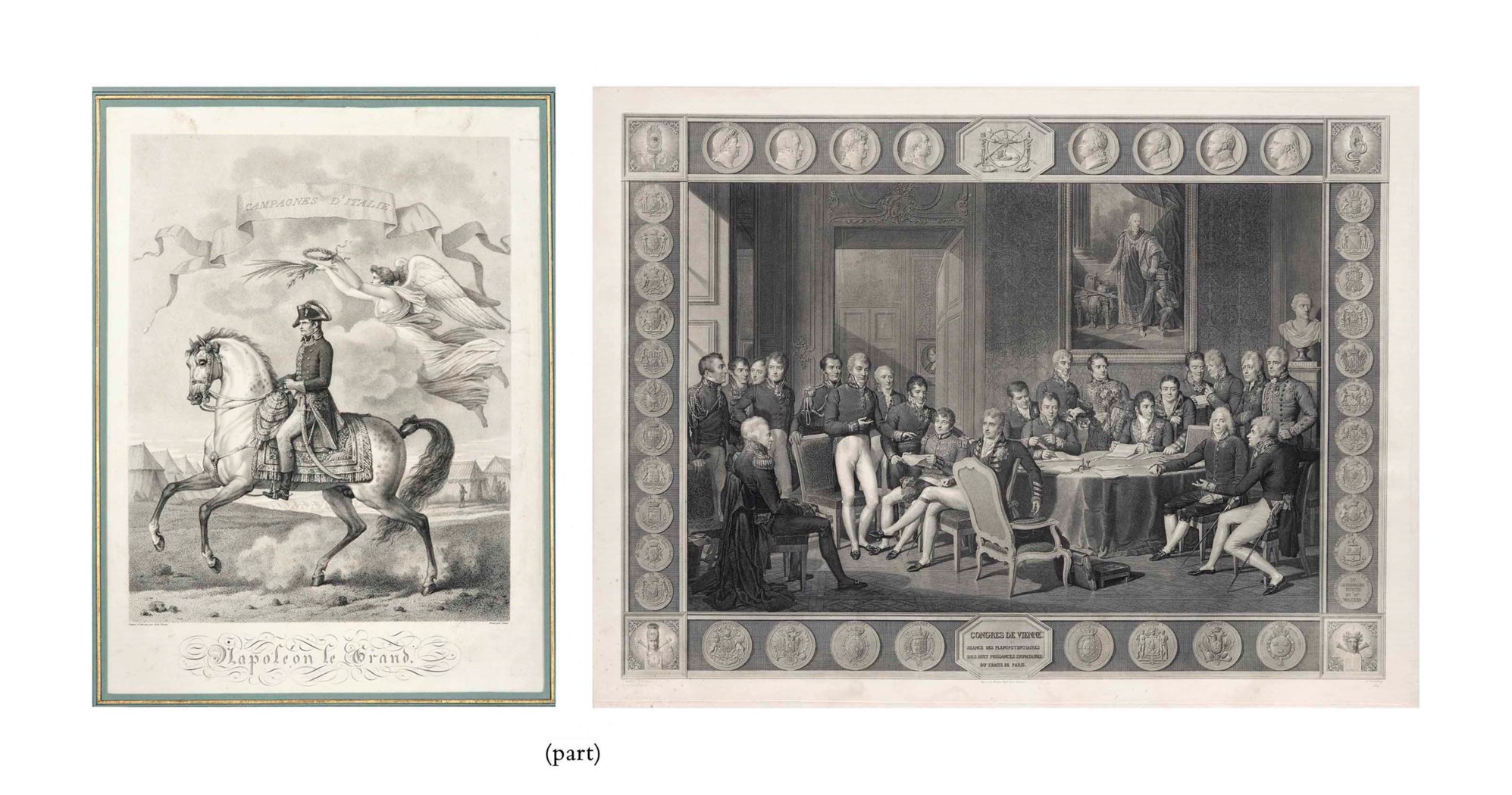 A FRENCH ENGRAVING OF THE CONGRESS OF VIENNA, AFTER JEAN BAPTISTE ...