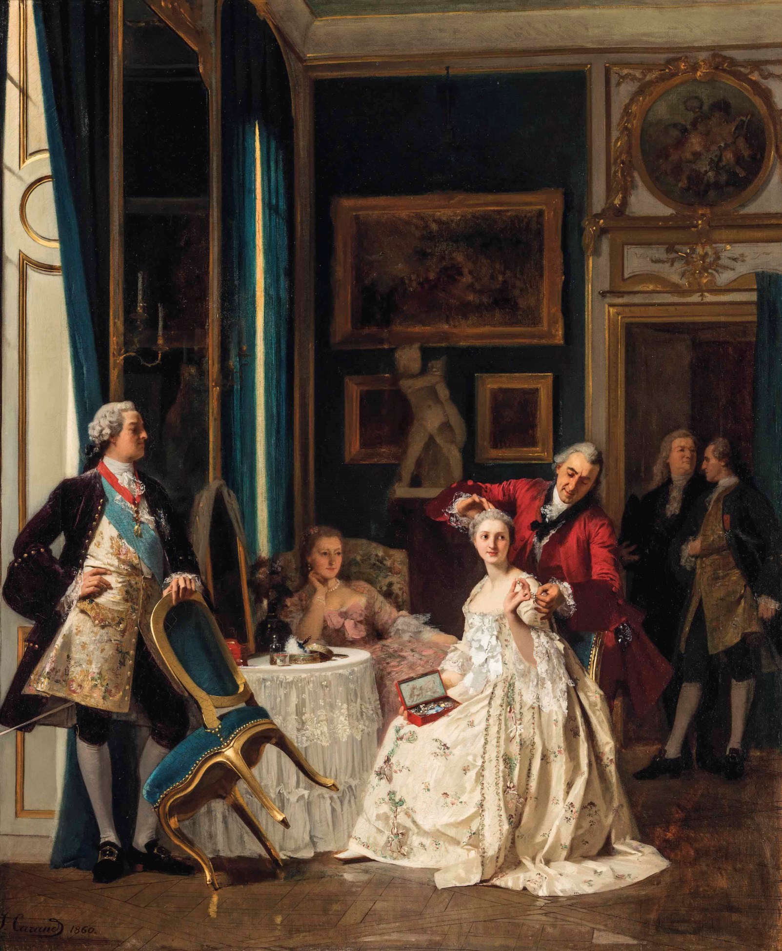 Joseph Caraud (French, 1821-1905), The royal court | Christie's