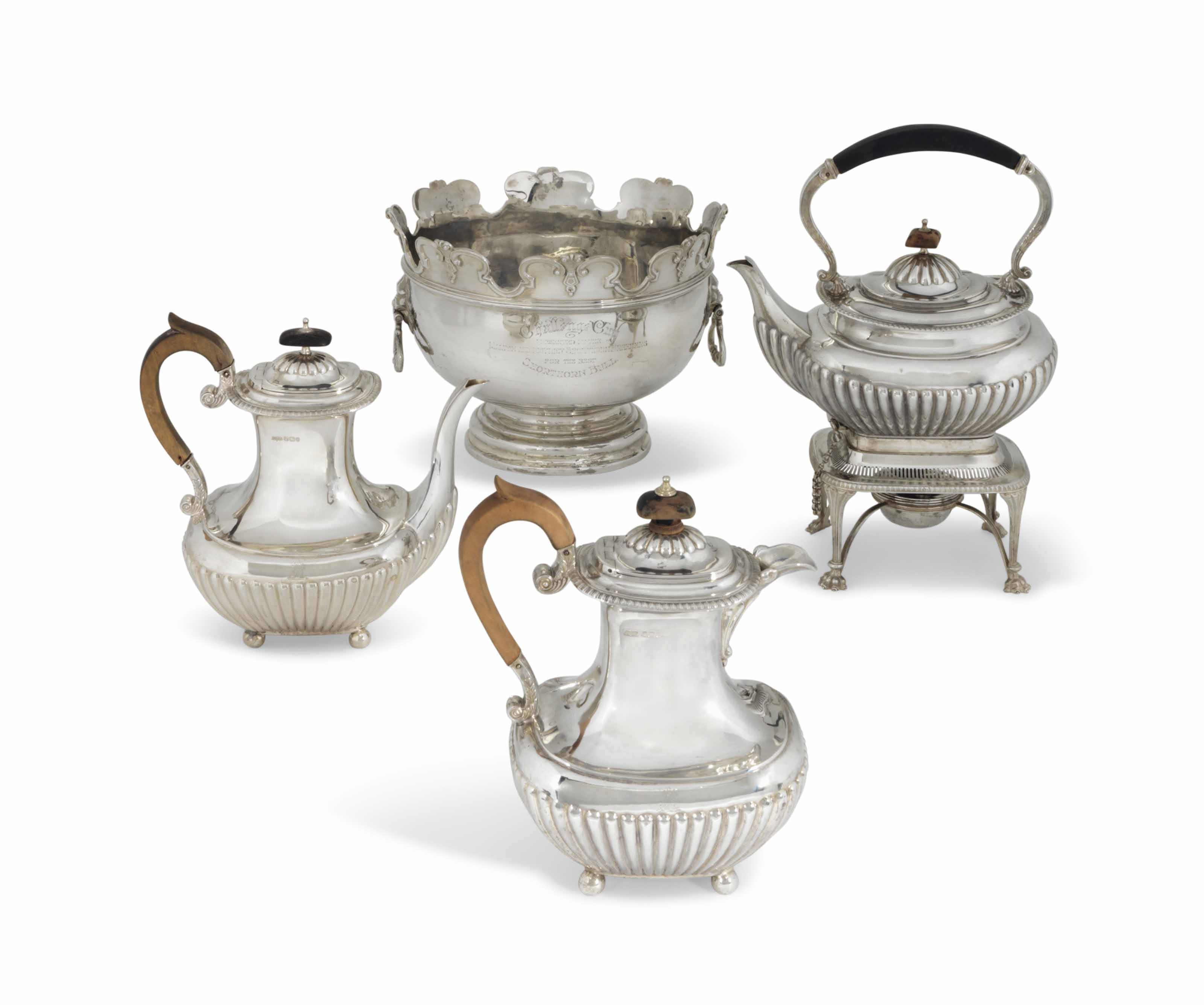 AN EDWARD VII SILVER MONTEITH