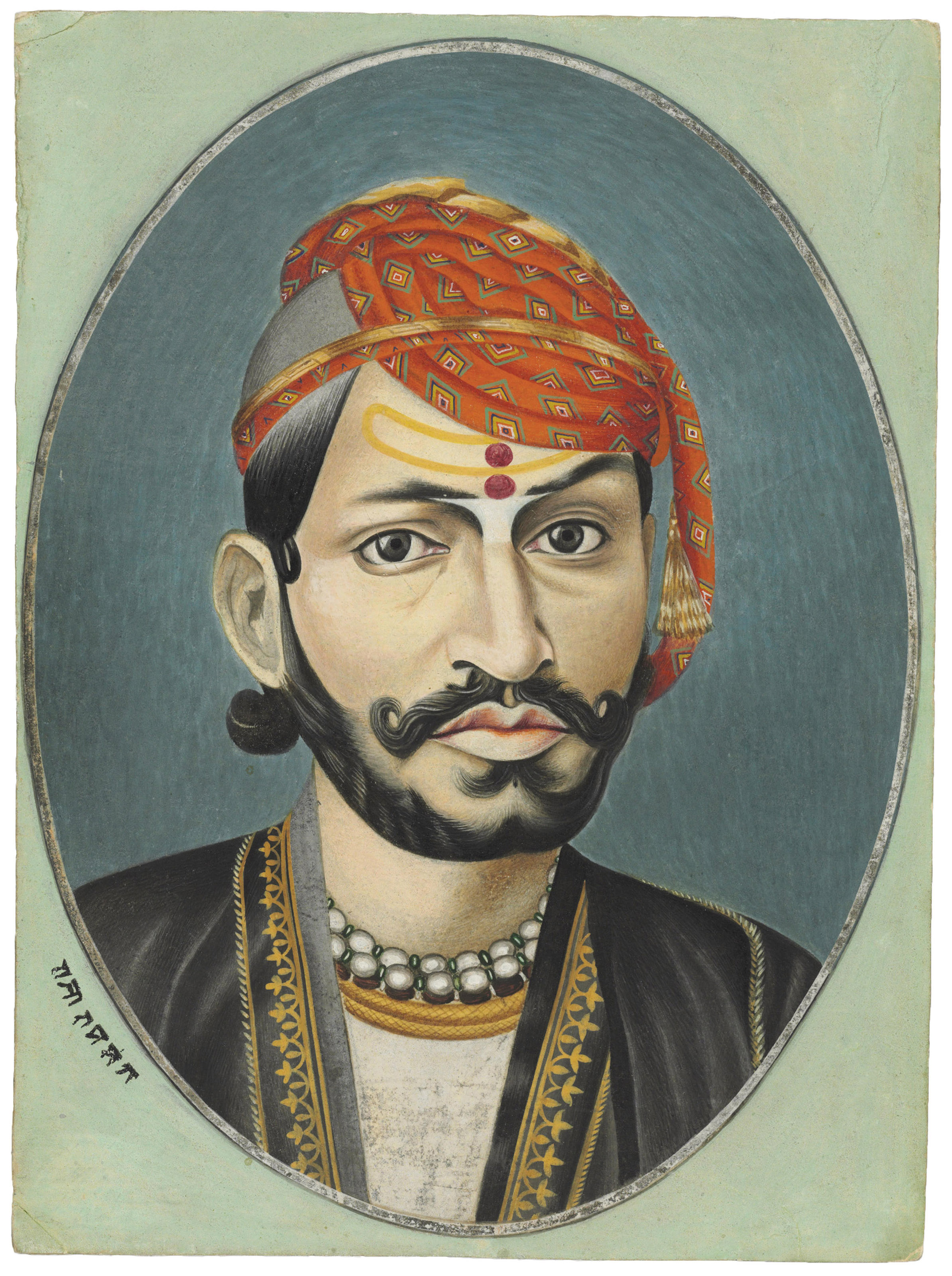 NORTH INDIA, LATE 19TH/EARLY 20TH CENTURY, A PORTRAIT OF MAHARAJA SAWAI ...