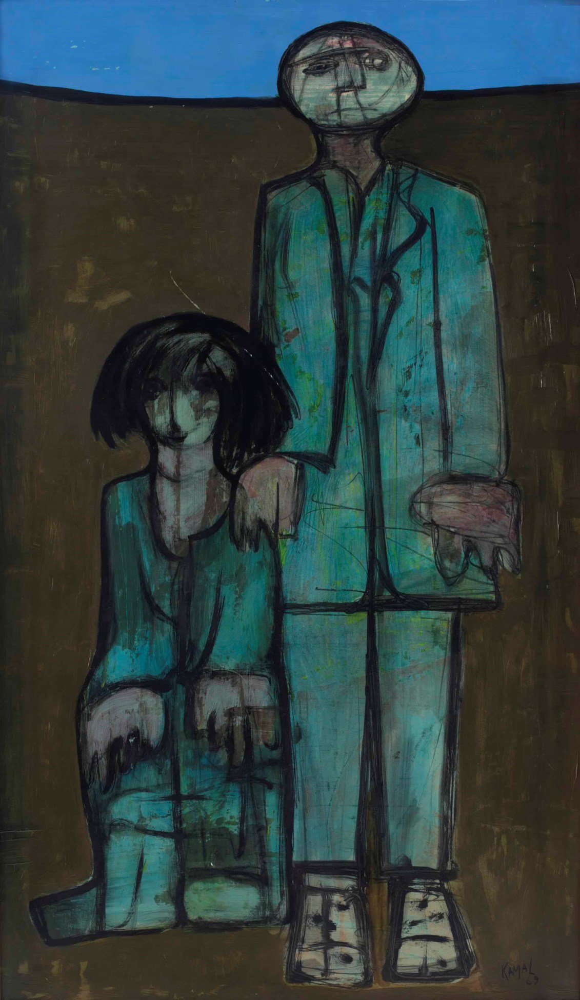 Kamal Youssef (Egyptian, b. 1923), REUNION | Christie's