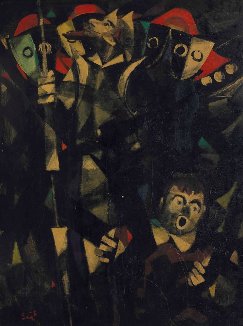 Seif Wanly (Egyptian, 1906-1979), Untitled (Don Quixote) | Christie's