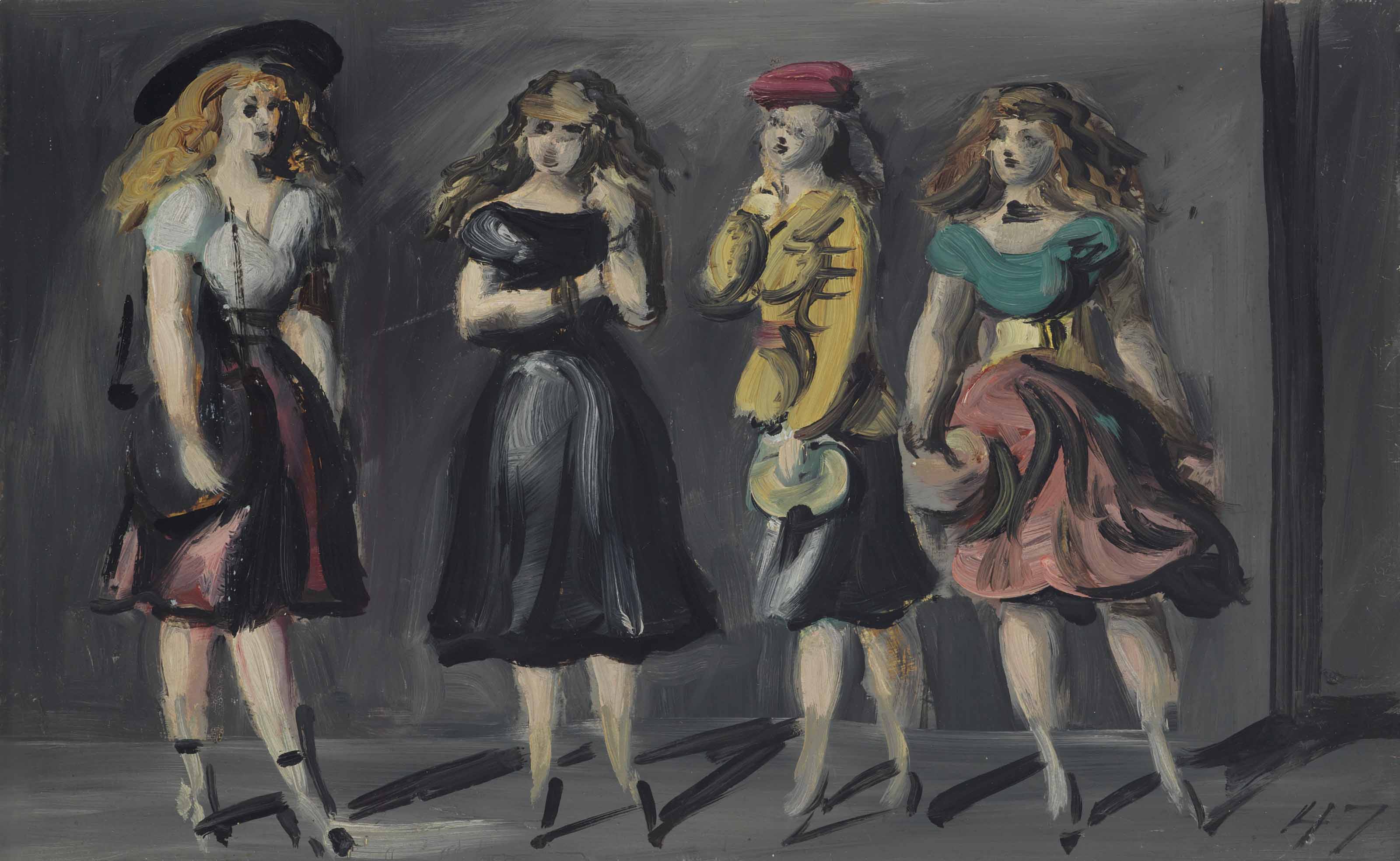 Reginald Marsh (1898-1954), Four Women | Christie’s