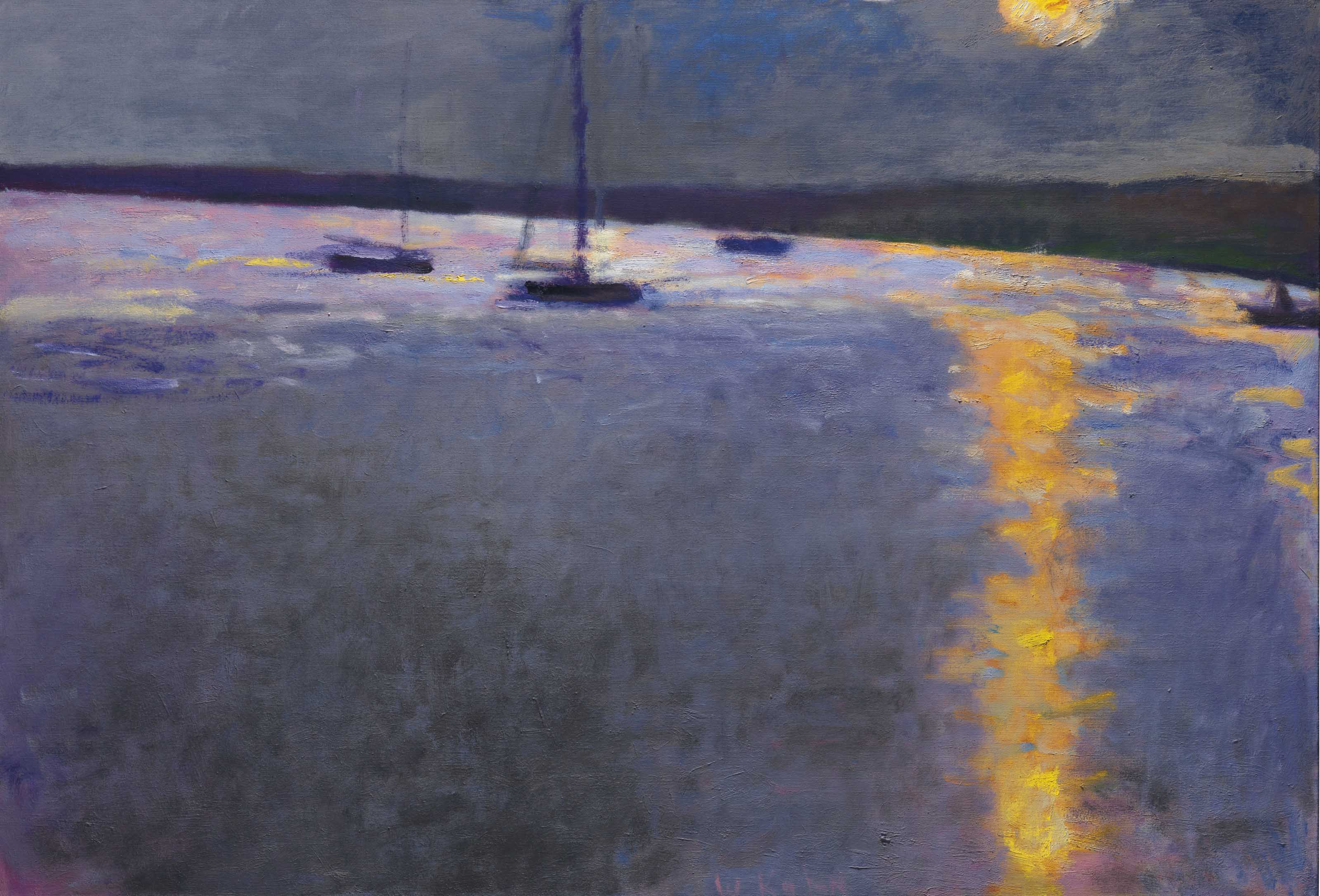 Wolf Kahn (b. 1927), Lagoon Scene | Christie’s