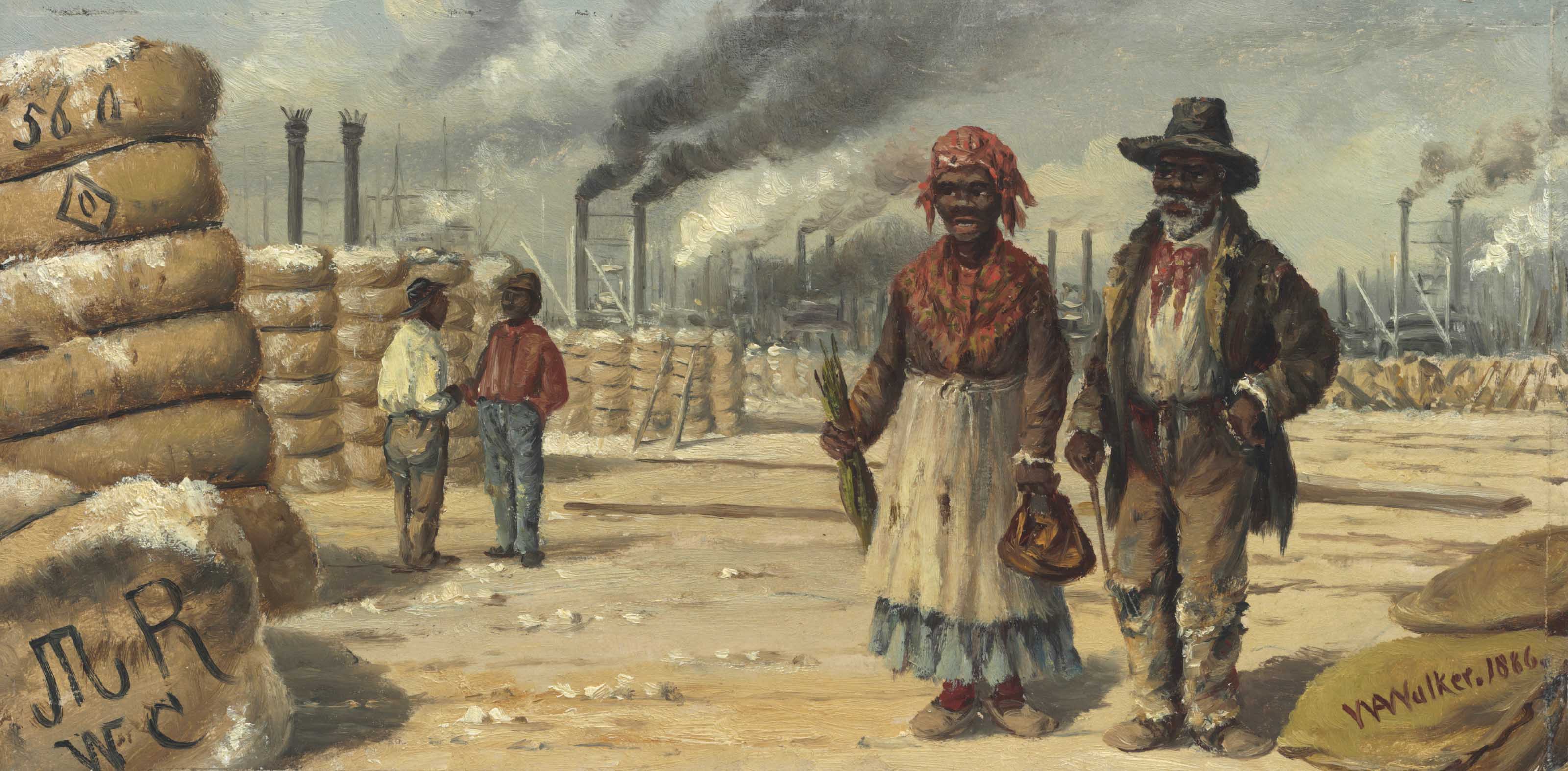 William Aiken Walker (1838-1921), On the Levee | Christie’s