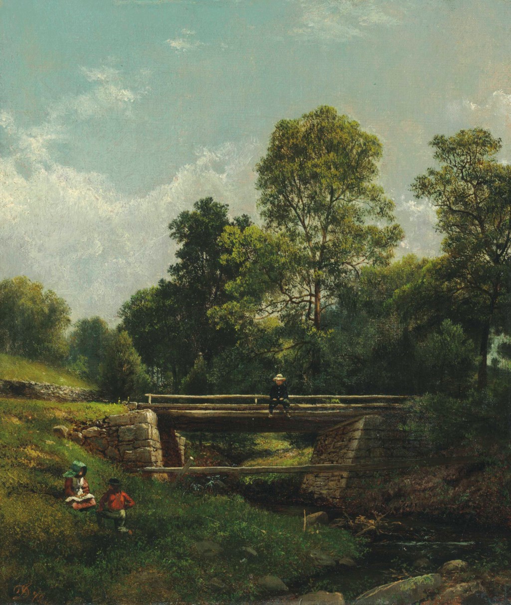 David Johnson (1827-1908), Study from Nature, Dashville, Ulster Co ...