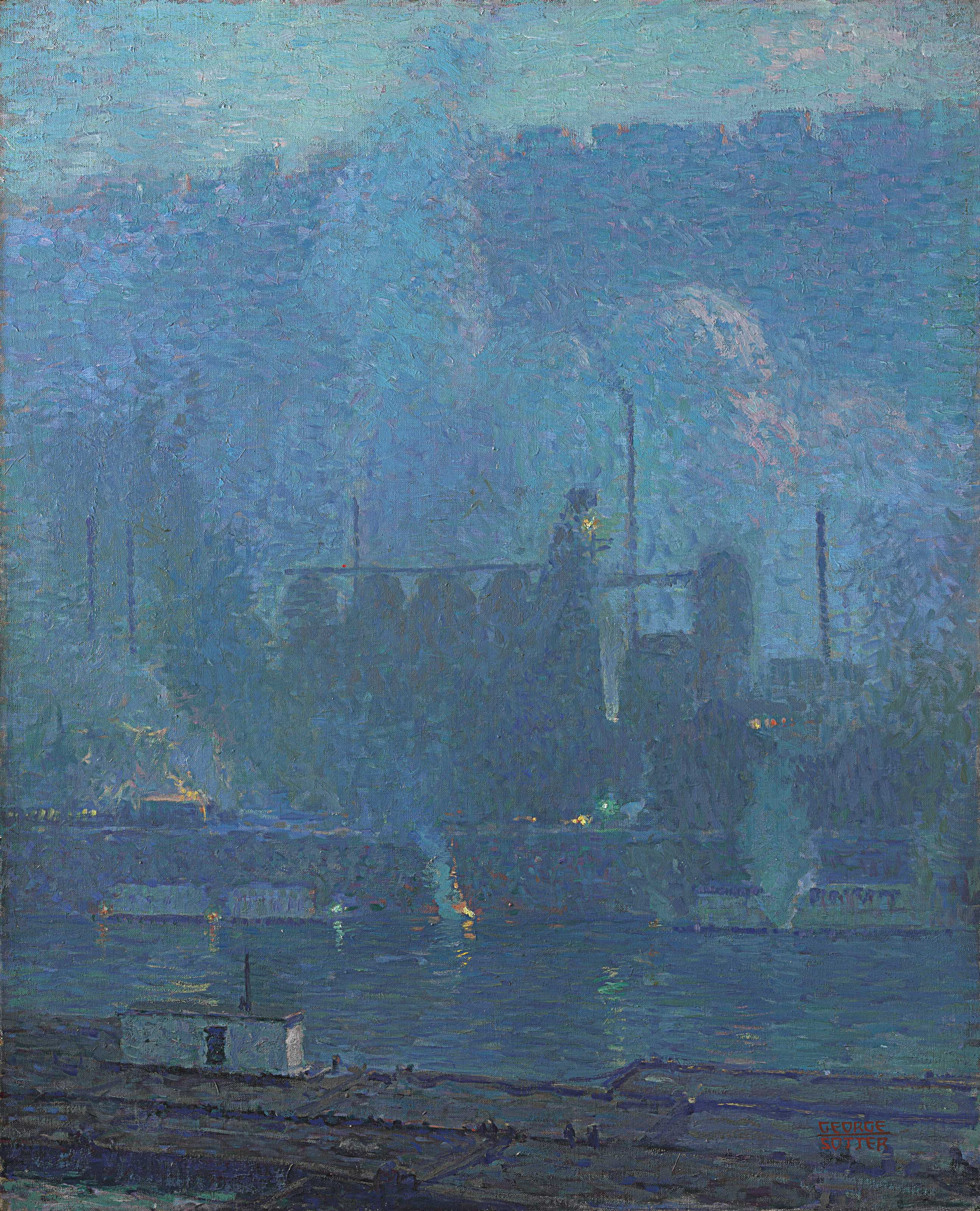George William Sotter (1879-1953), Night Scene, Pittsburgh | Christie’s