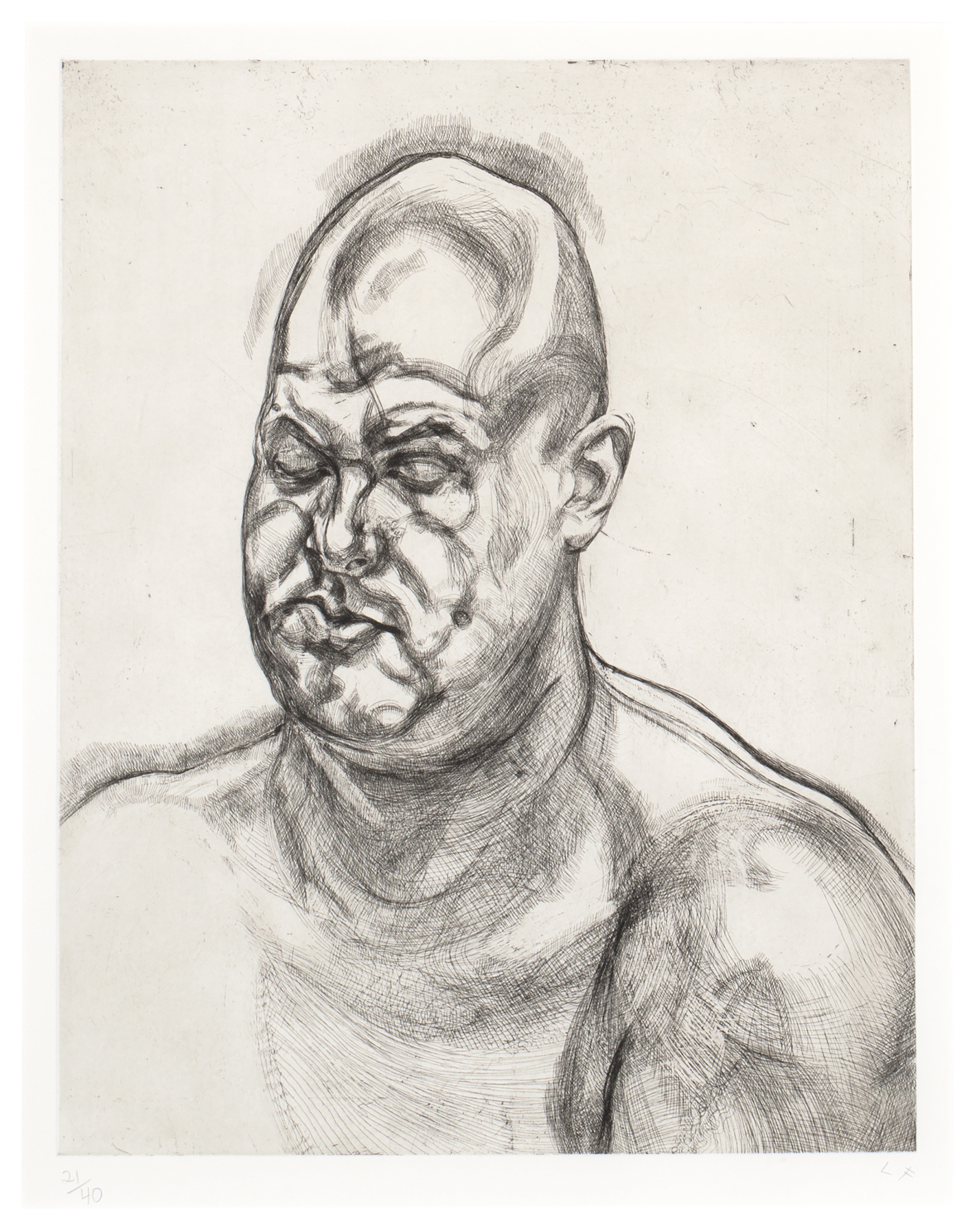 LUCIAN FREUD (1922-2011), Large Head (State II) | Christie’s