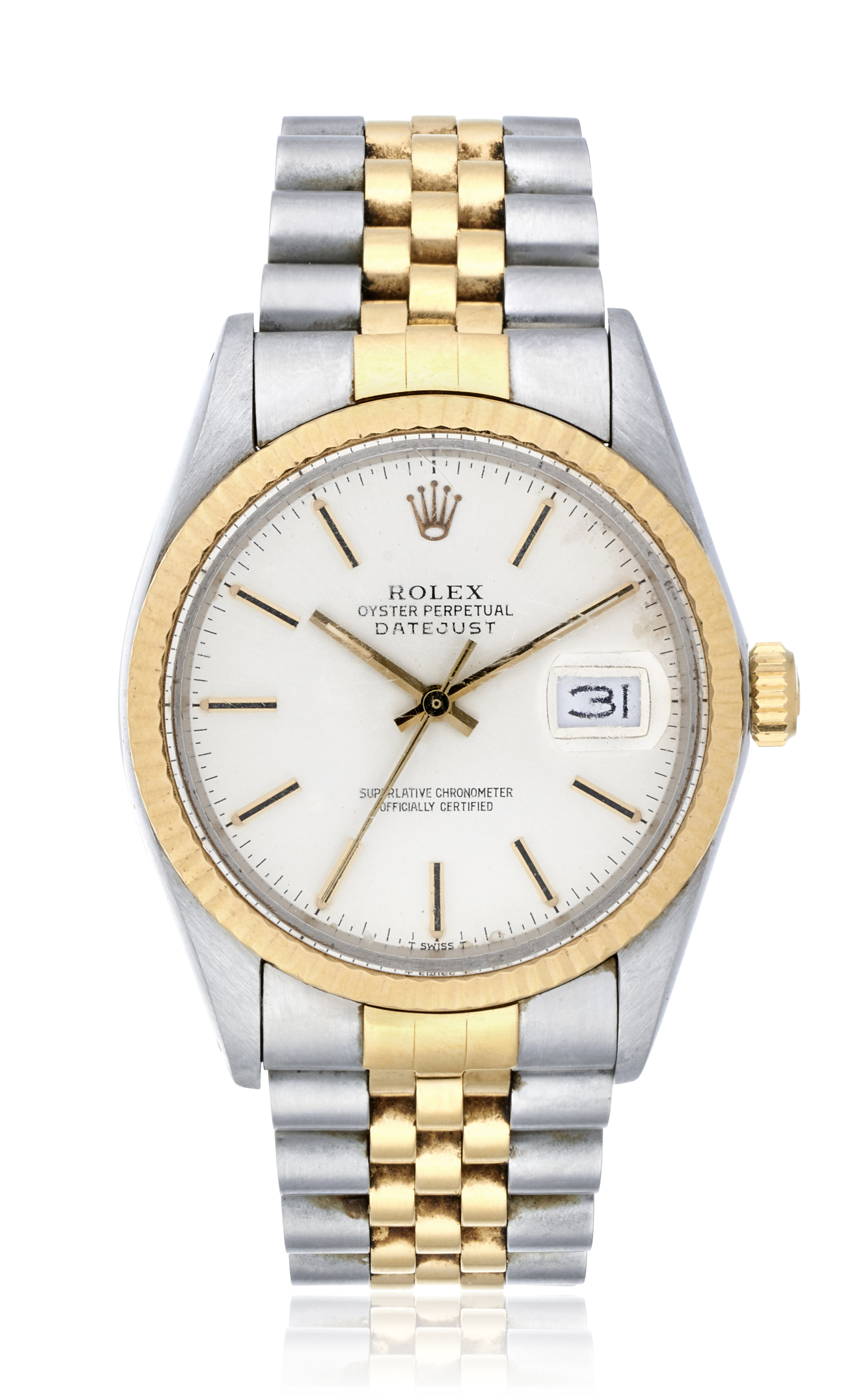 ROLEX, TWO-TONE DATEJUST, REF. 16013, | Christie’s
