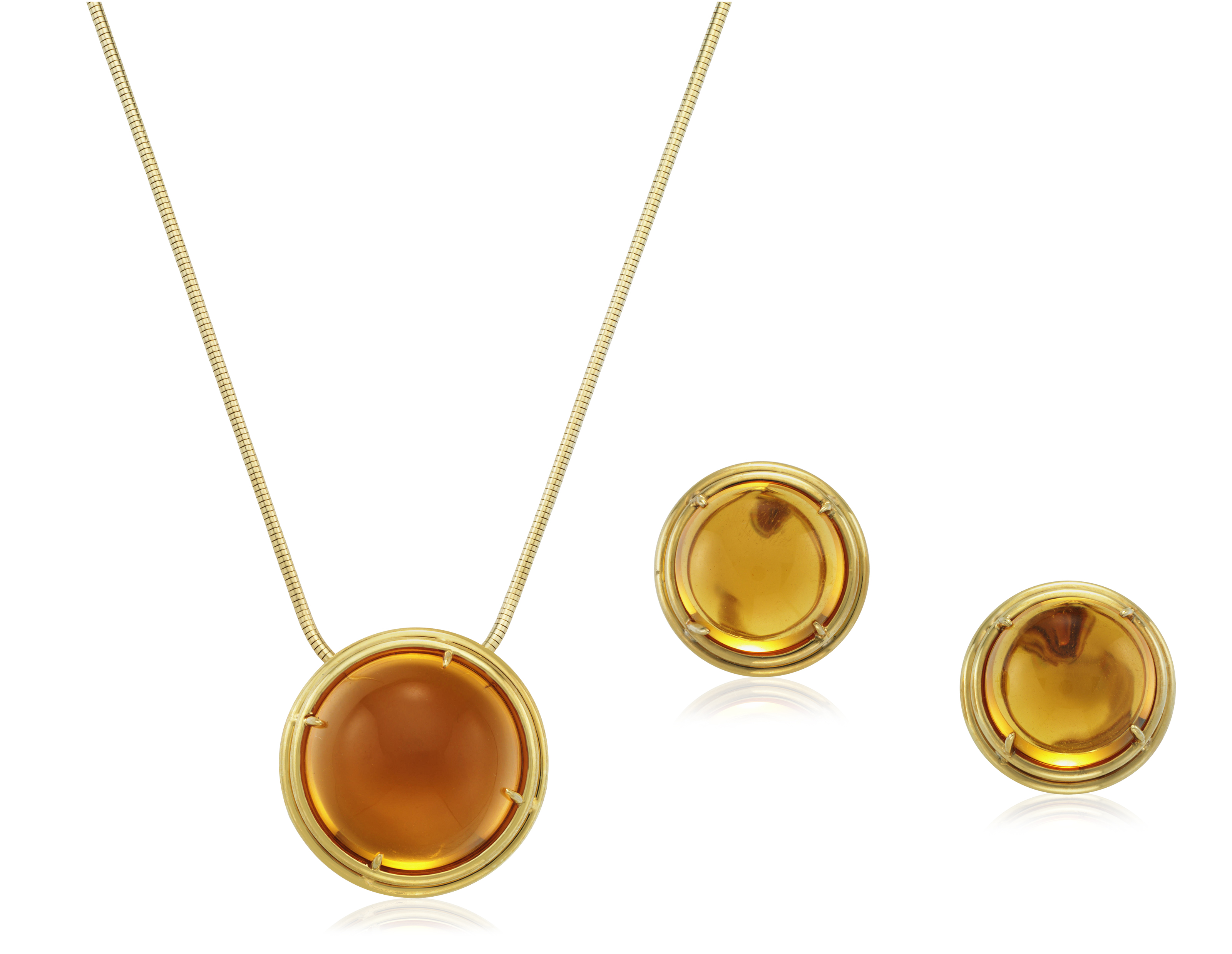 SET OF CITRINE AND GOLD JEWELRY, | Christie’s