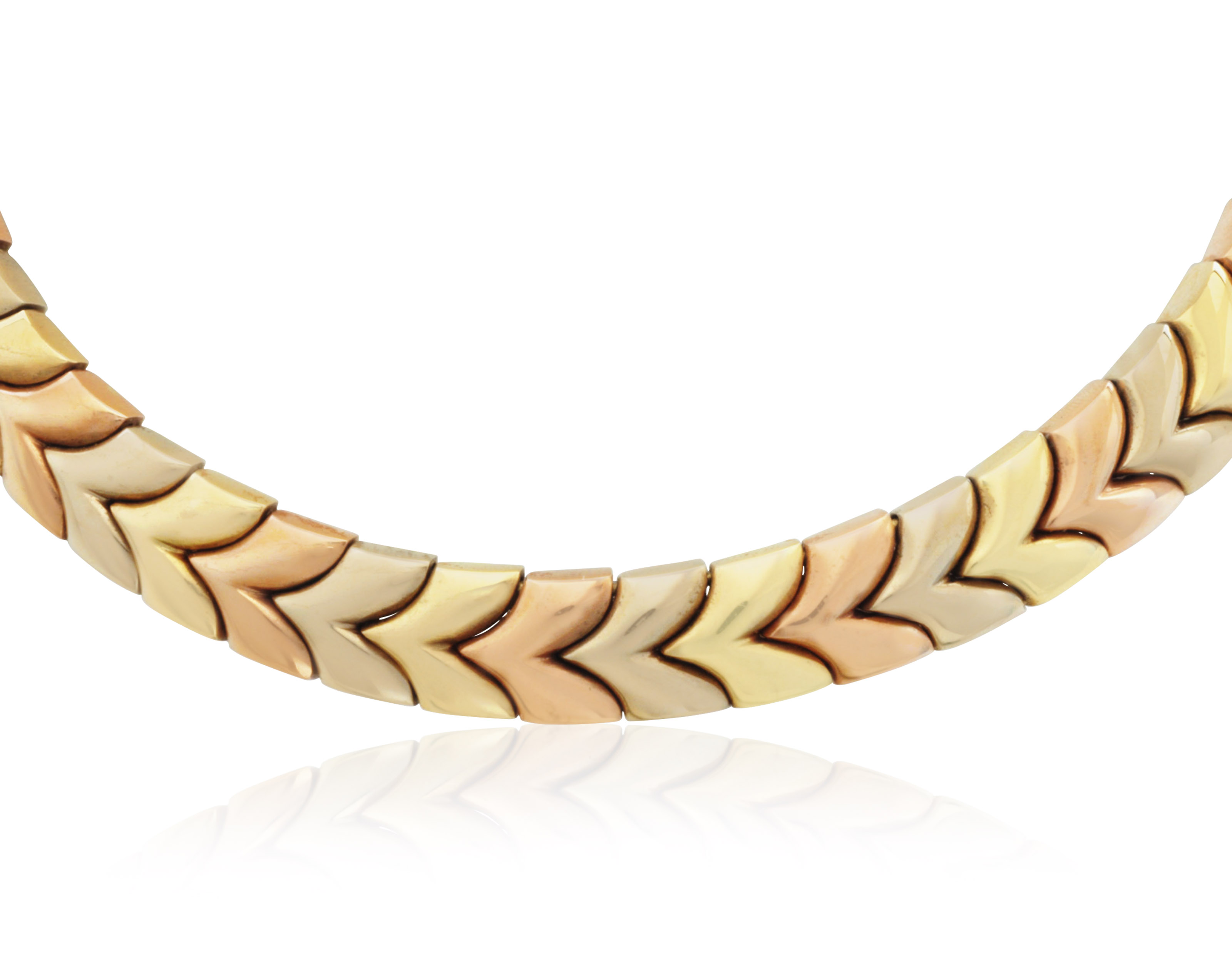 TRI-COLORED GOLD NECKLACE, | Christie’s