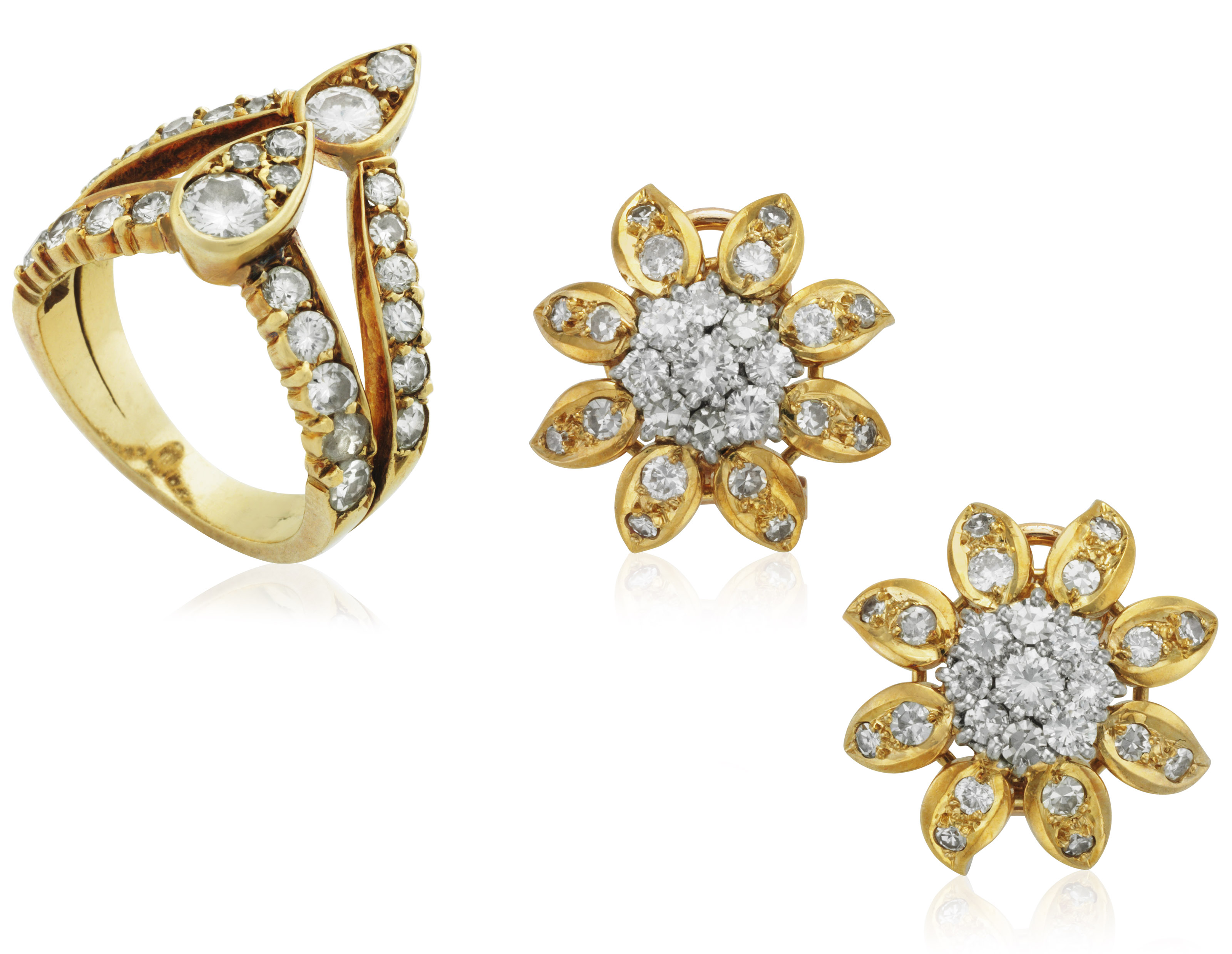 GROUP OF DIAMOND JEWELRY, | Christie’s