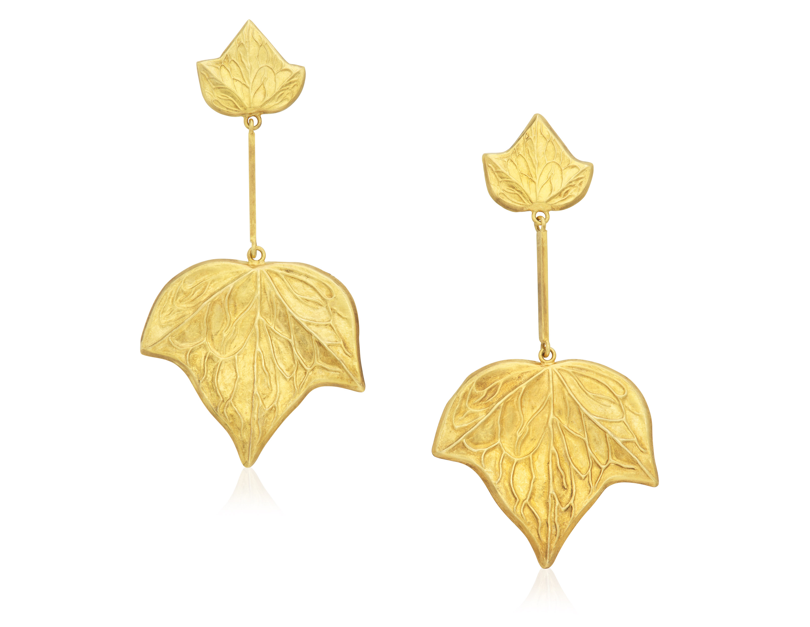 LALAOUNIS LEAF GOLD EARRINGS, | Christie’s