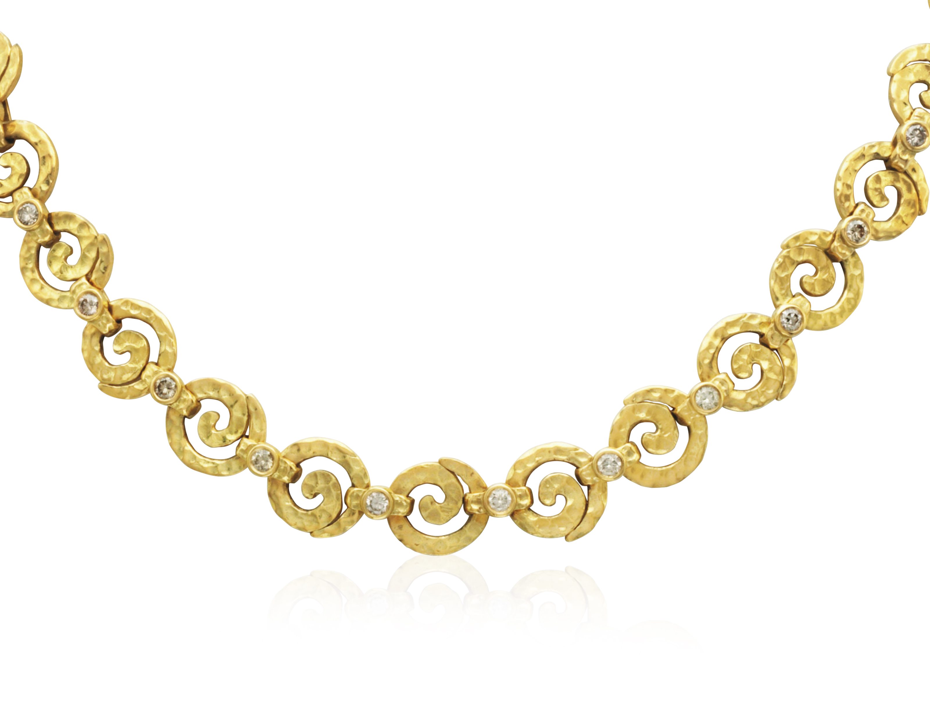 GOLD AND COLORED DIAMOND NECKLACE, | Christie’s