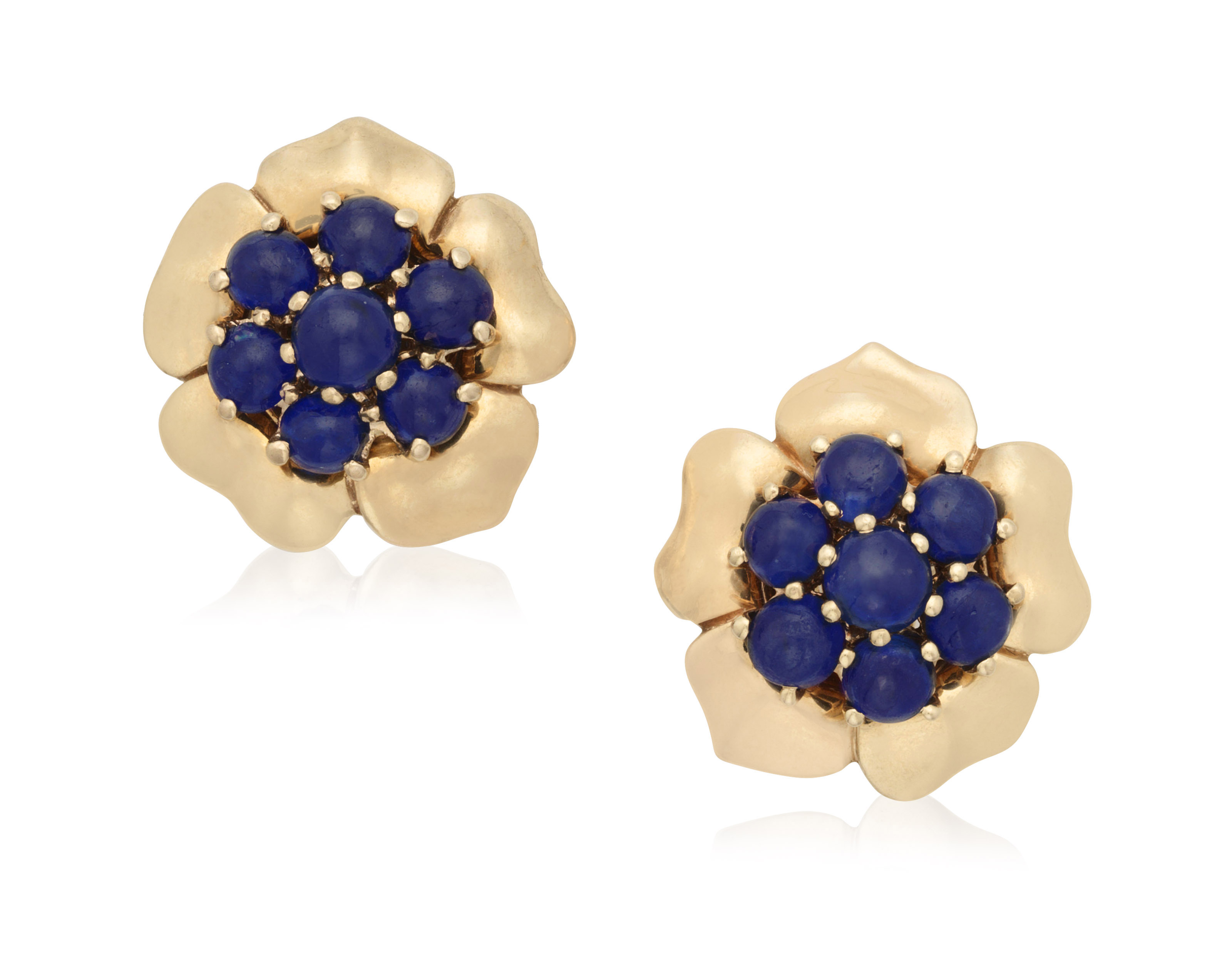 TRABERT & HOEFFER MAUBOUSSIN GOLD AND SAPPHIRE EARRINGS, | Christie’s