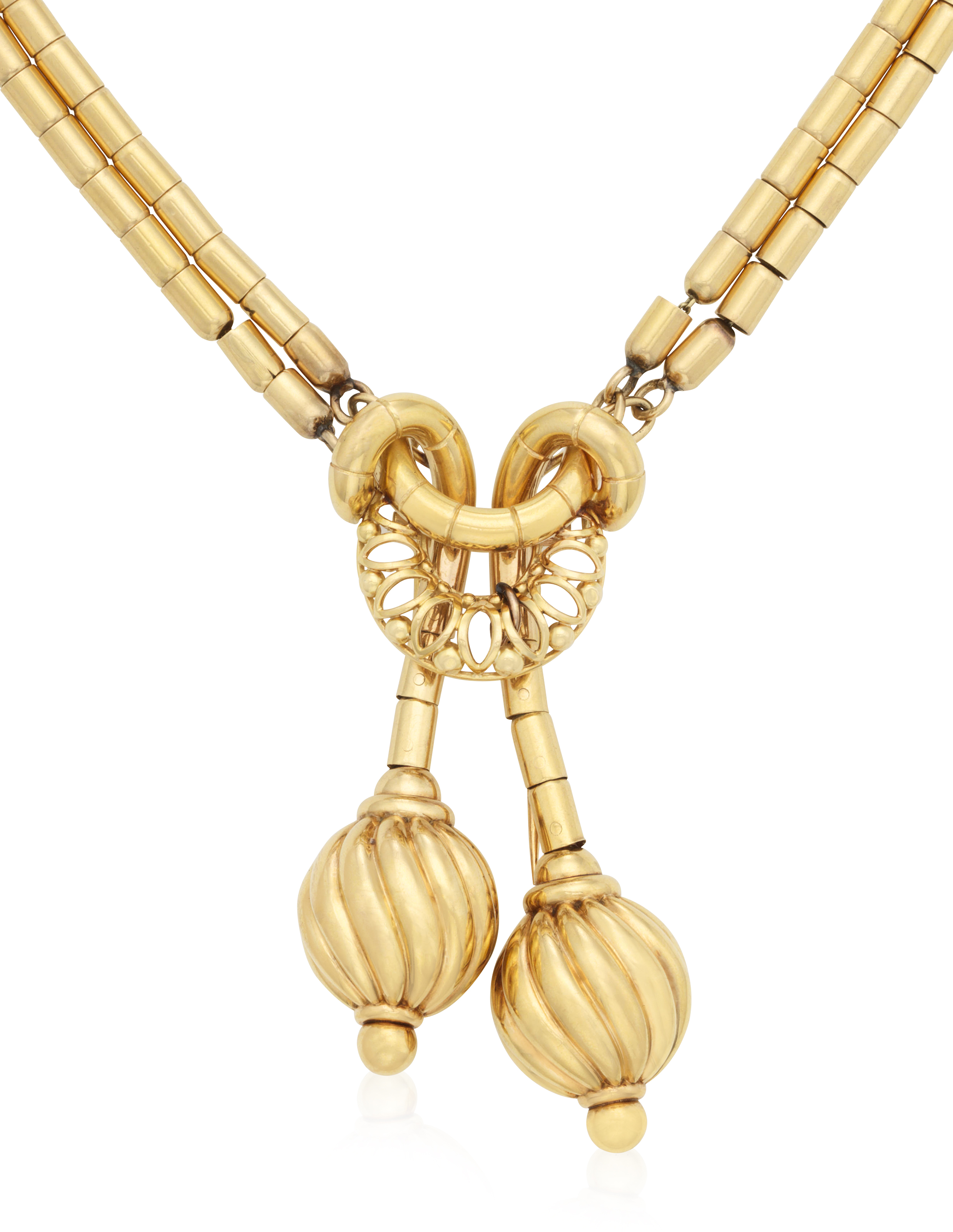 RETRO GOLD NECKLACE BROOCH COMBINATION, | Christie’s