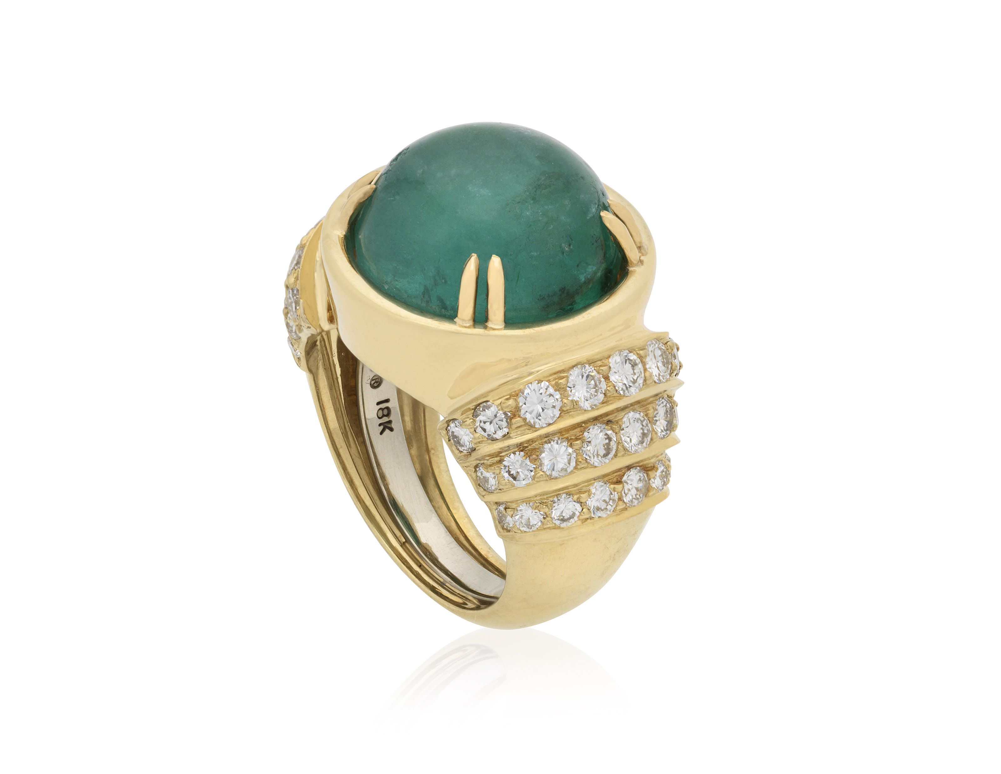 DAVID WEBB EMERALD AND DIAMOND RING, | Christie’s