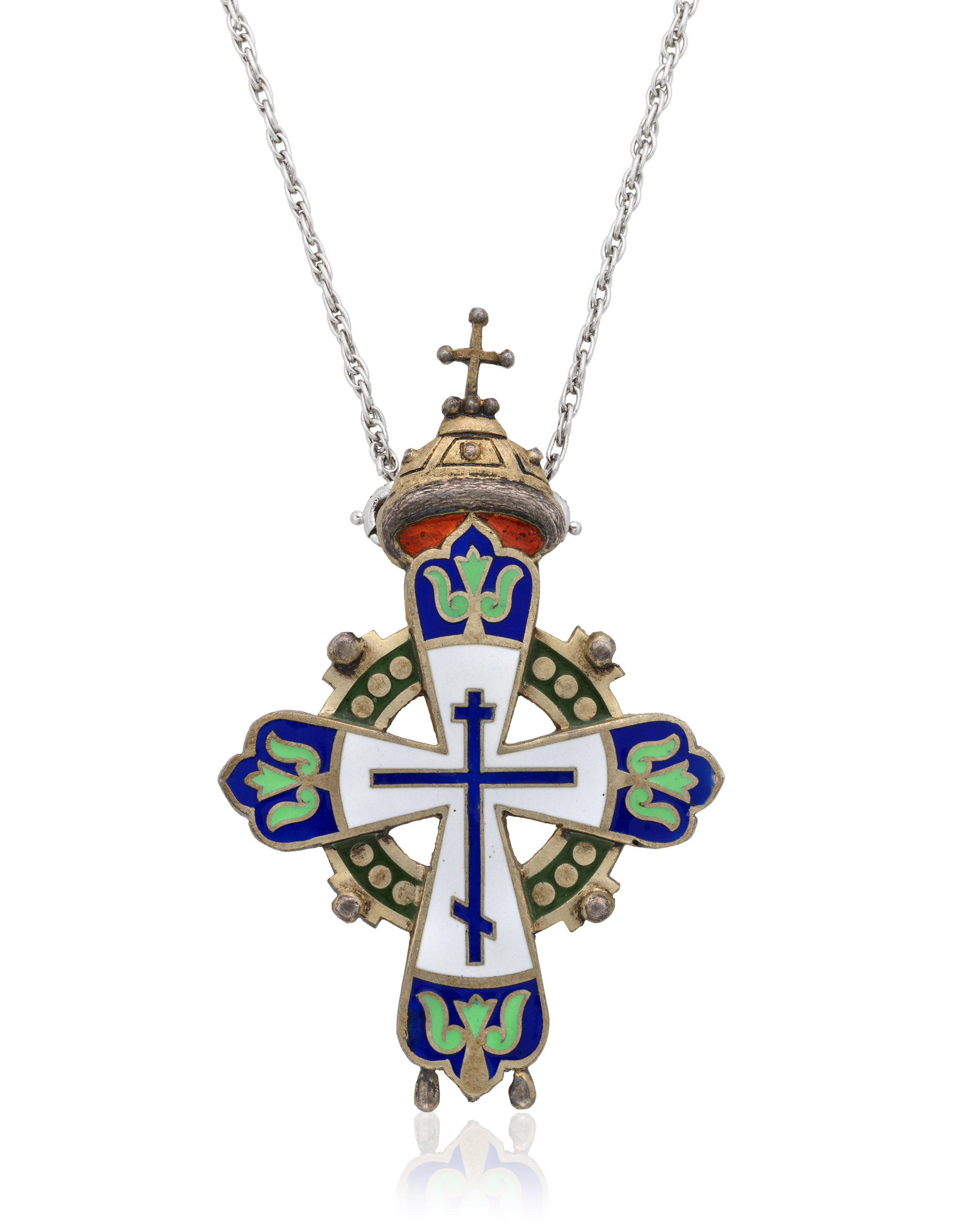RUSSIAN ROMANOV TERCENTENARY CROSS PENDENT, | Christie’s