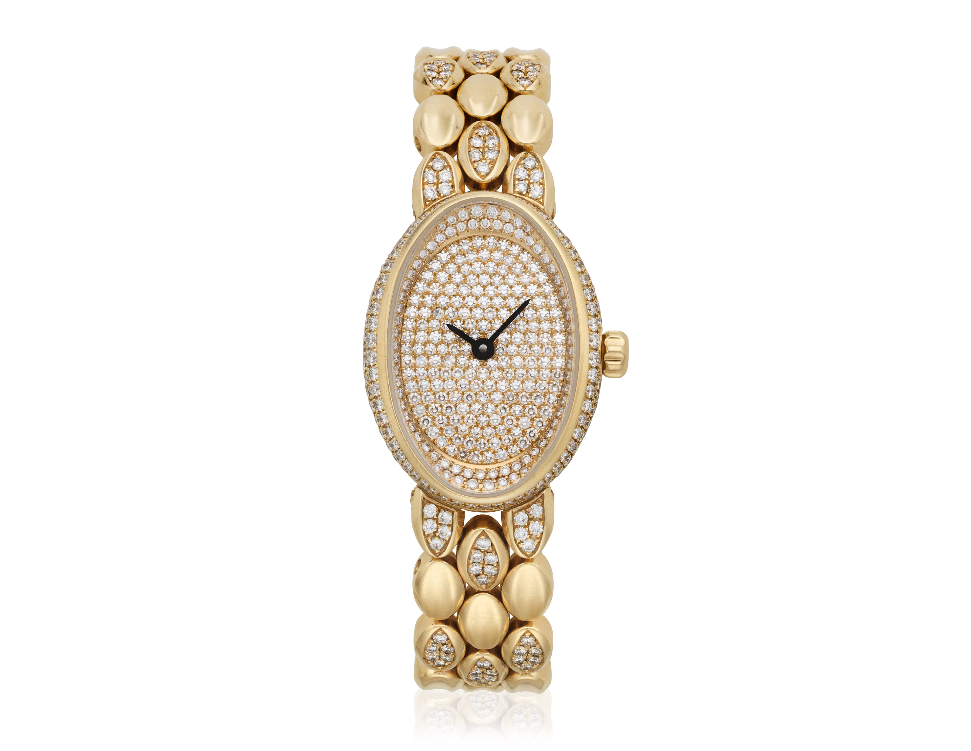 BULGARI DIAMOND SET GOLD WATCH, | Christie’s
