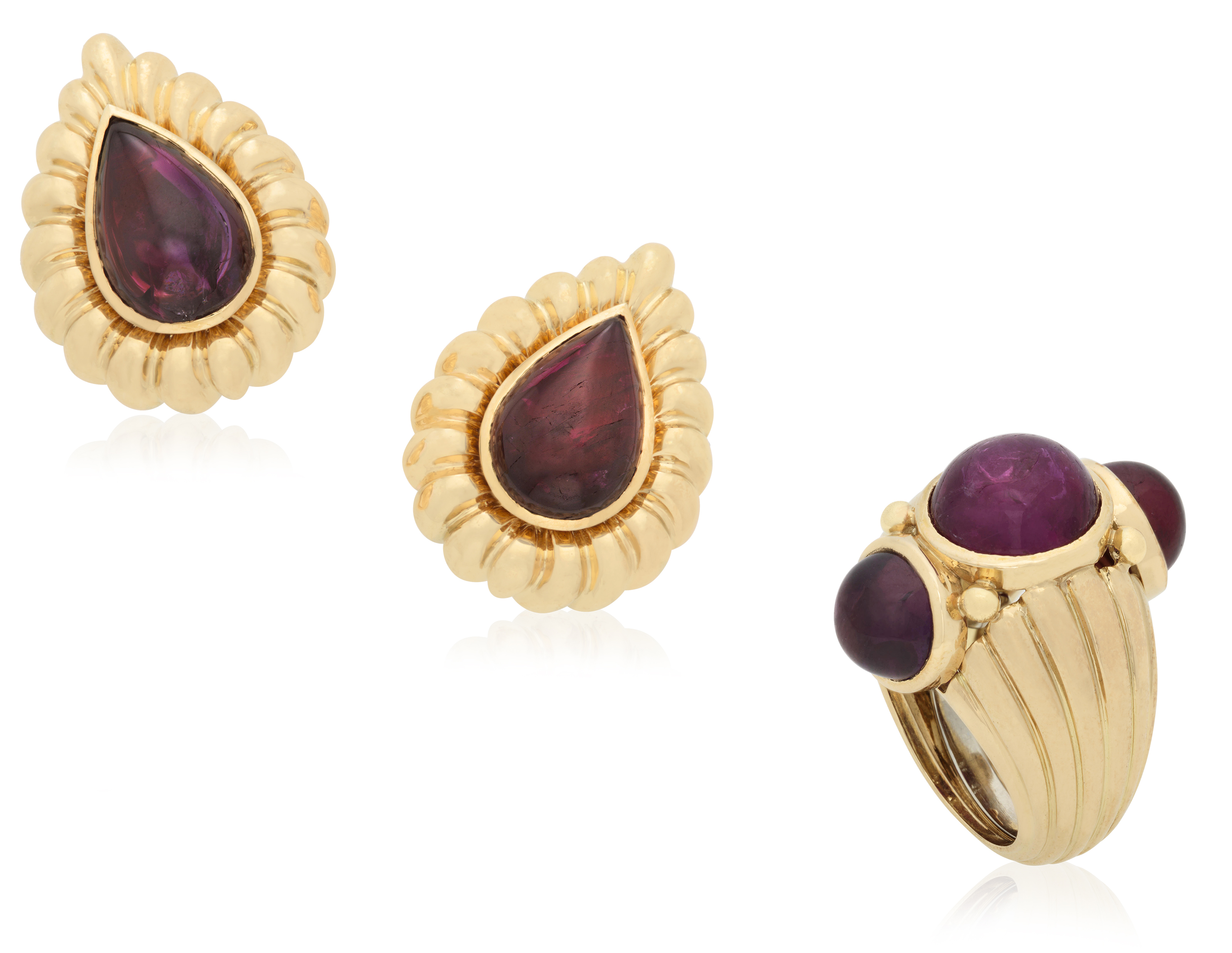 DAVID WEBB SET OF MULTI GEM JEWELRY, | Christie’s