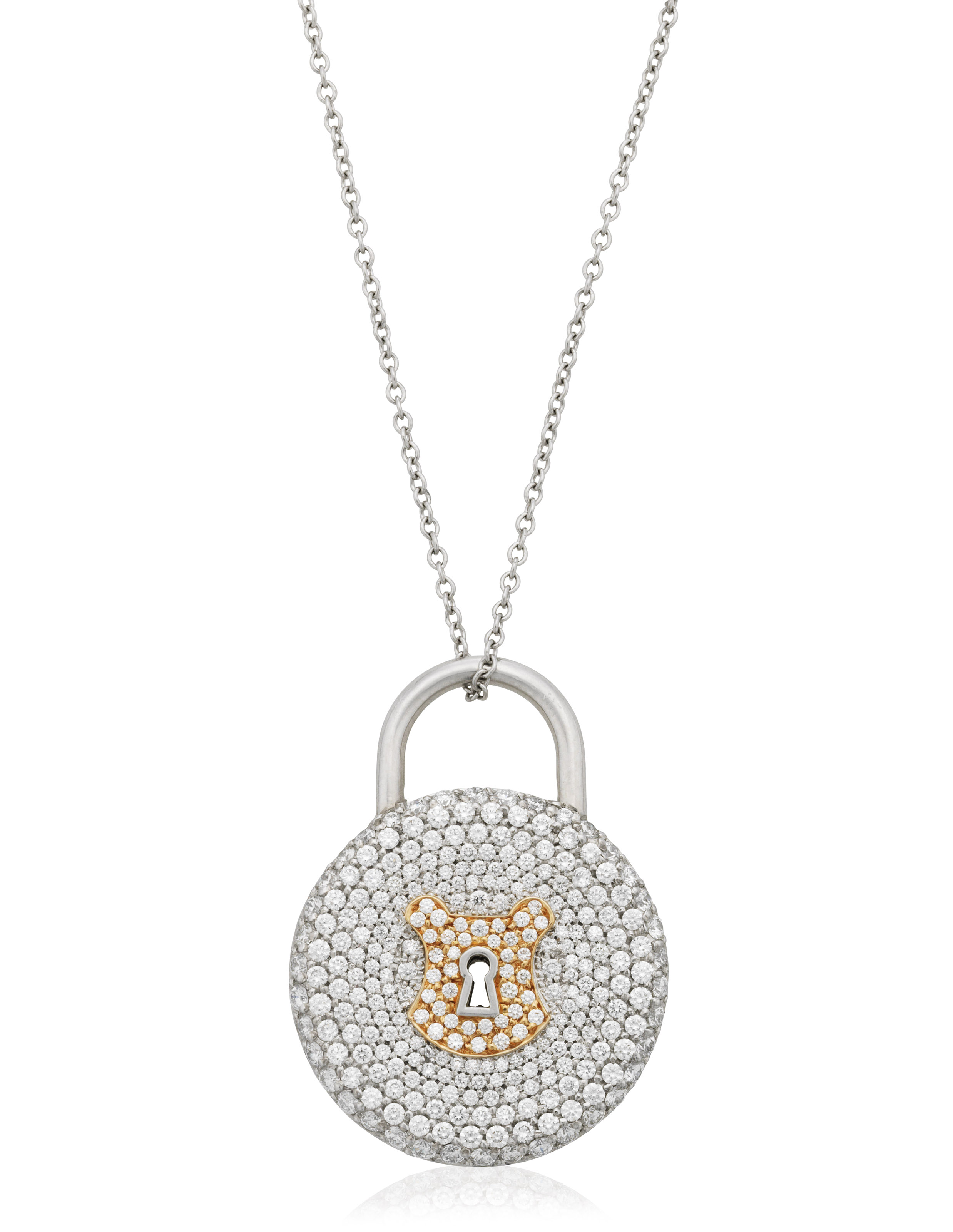 TIFFANY & CO. 'VINTAGE LOCK PENDANT' DIAMOND NECKLACE, | Christie’s